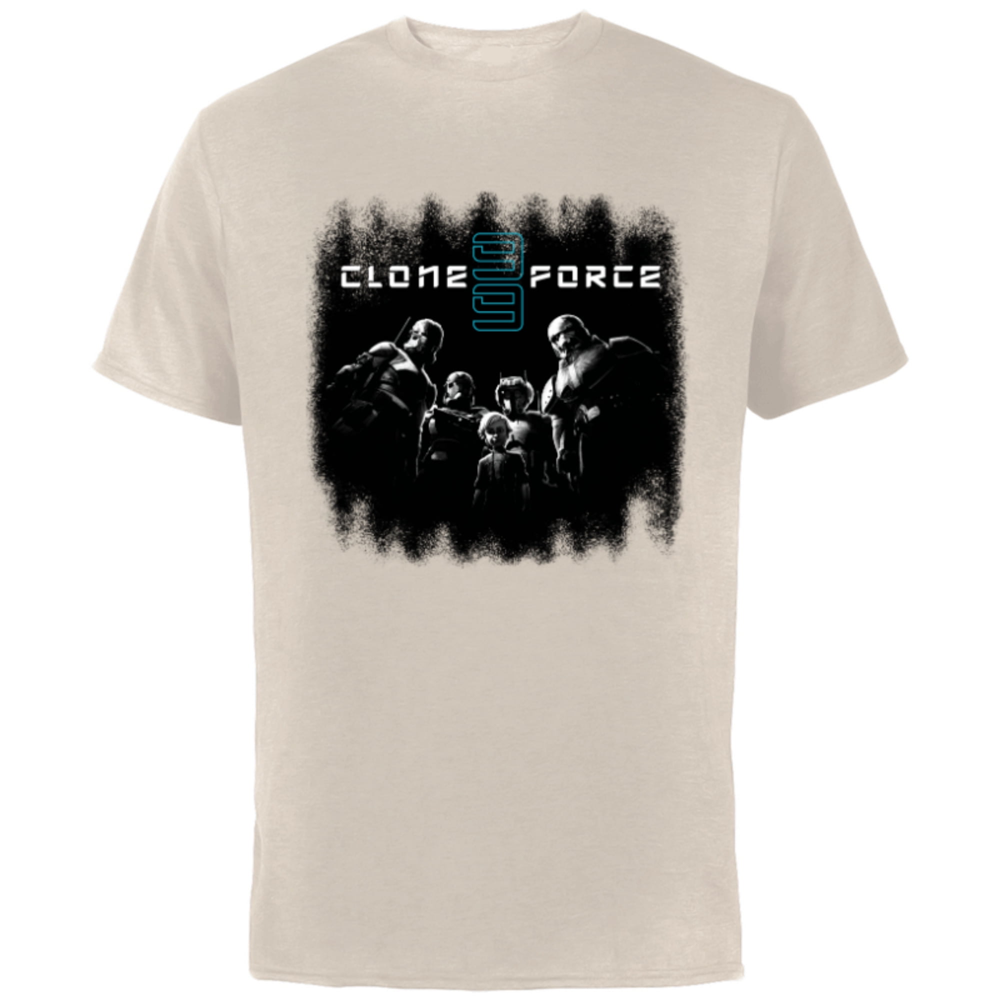 Star Wars The Bad Batch Clone Force 99 Team Black & White - Short Sleeve Cotton T-Shirt for ...
