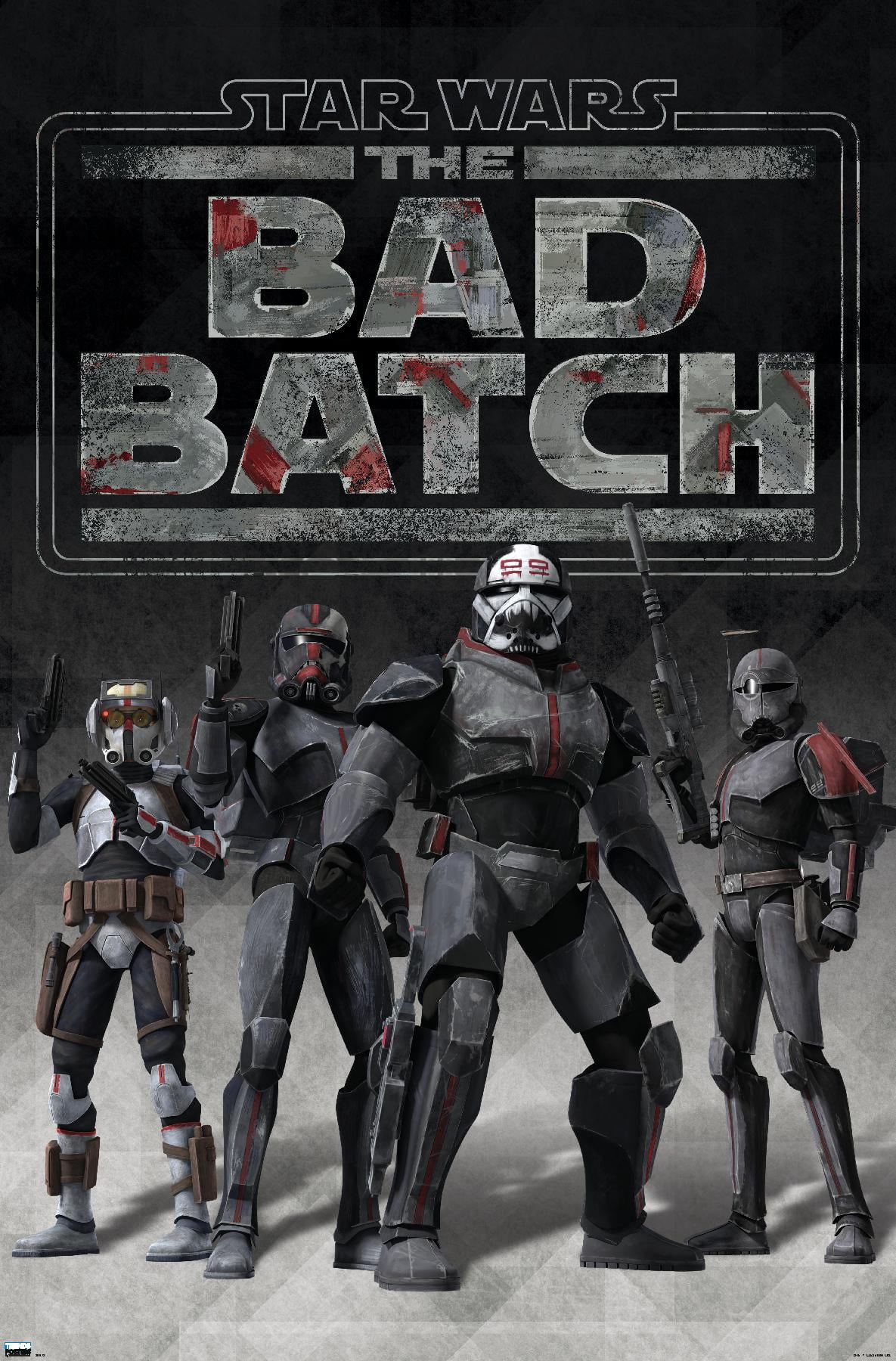 Star Wars: The Bad Batch - Clone Force 99 Wall Poster, 14.725" x 22.375 ...