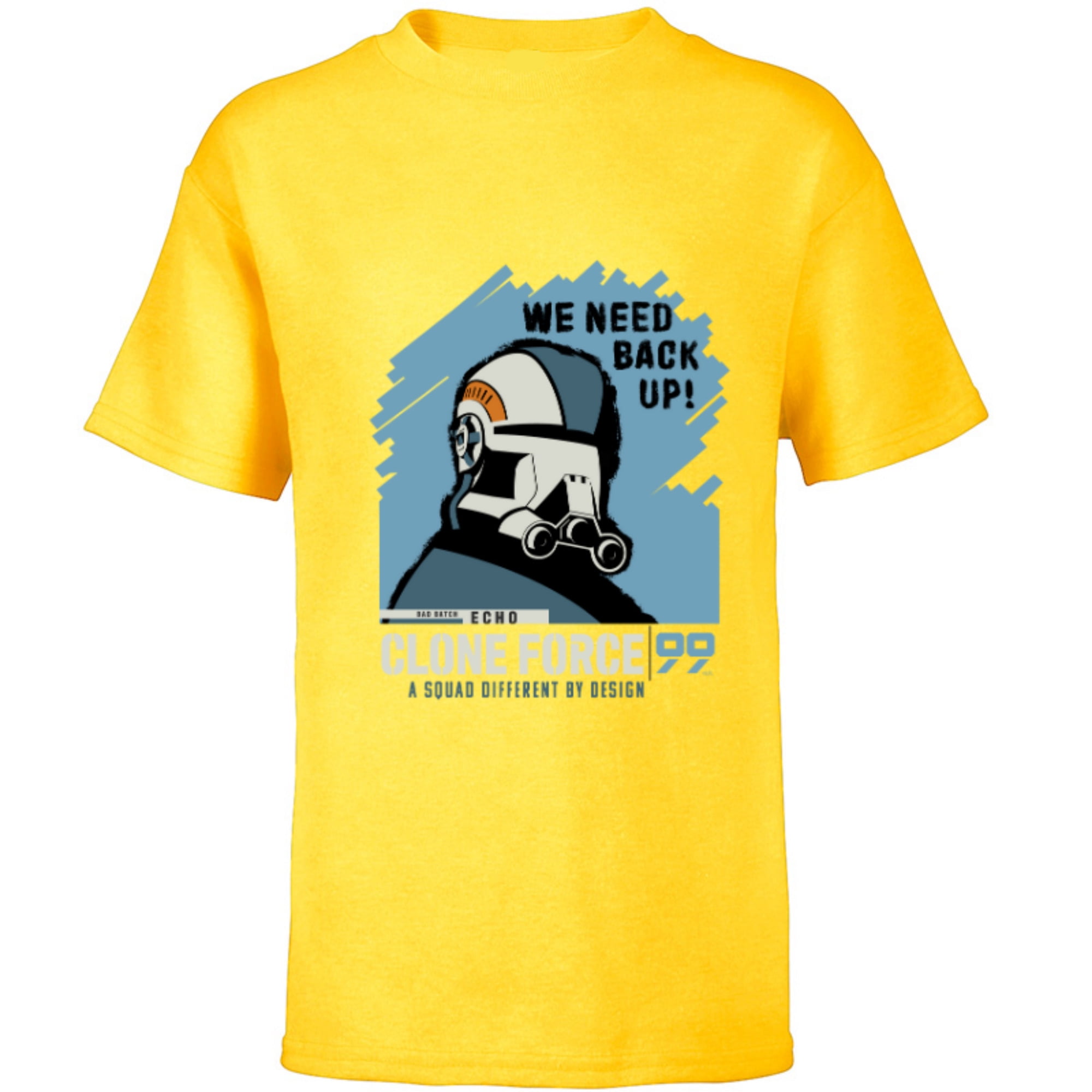 Star Wars The Bad Batch Echo Quote “We Need Back Up!” - Short Sleeve T ...