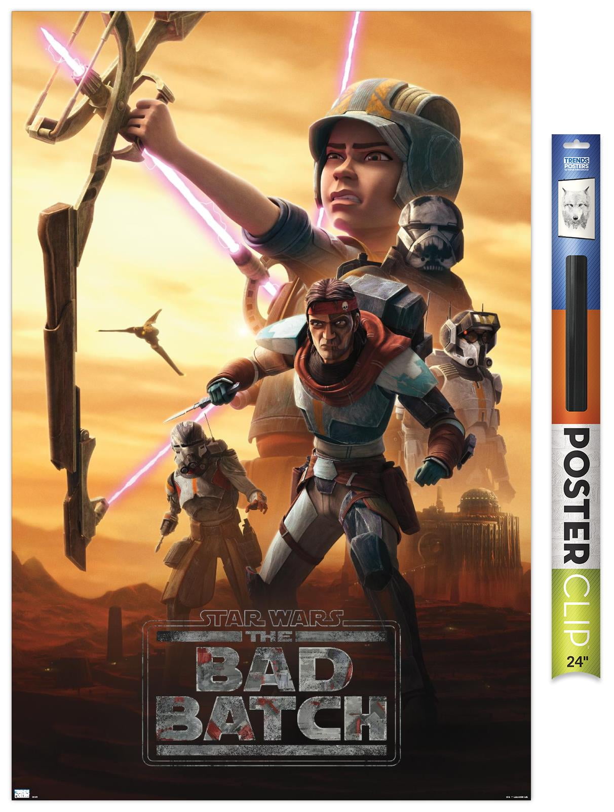 Star Wars: The Bad Batch - Final Season Group One Sheet Wall Poster, 22 ...