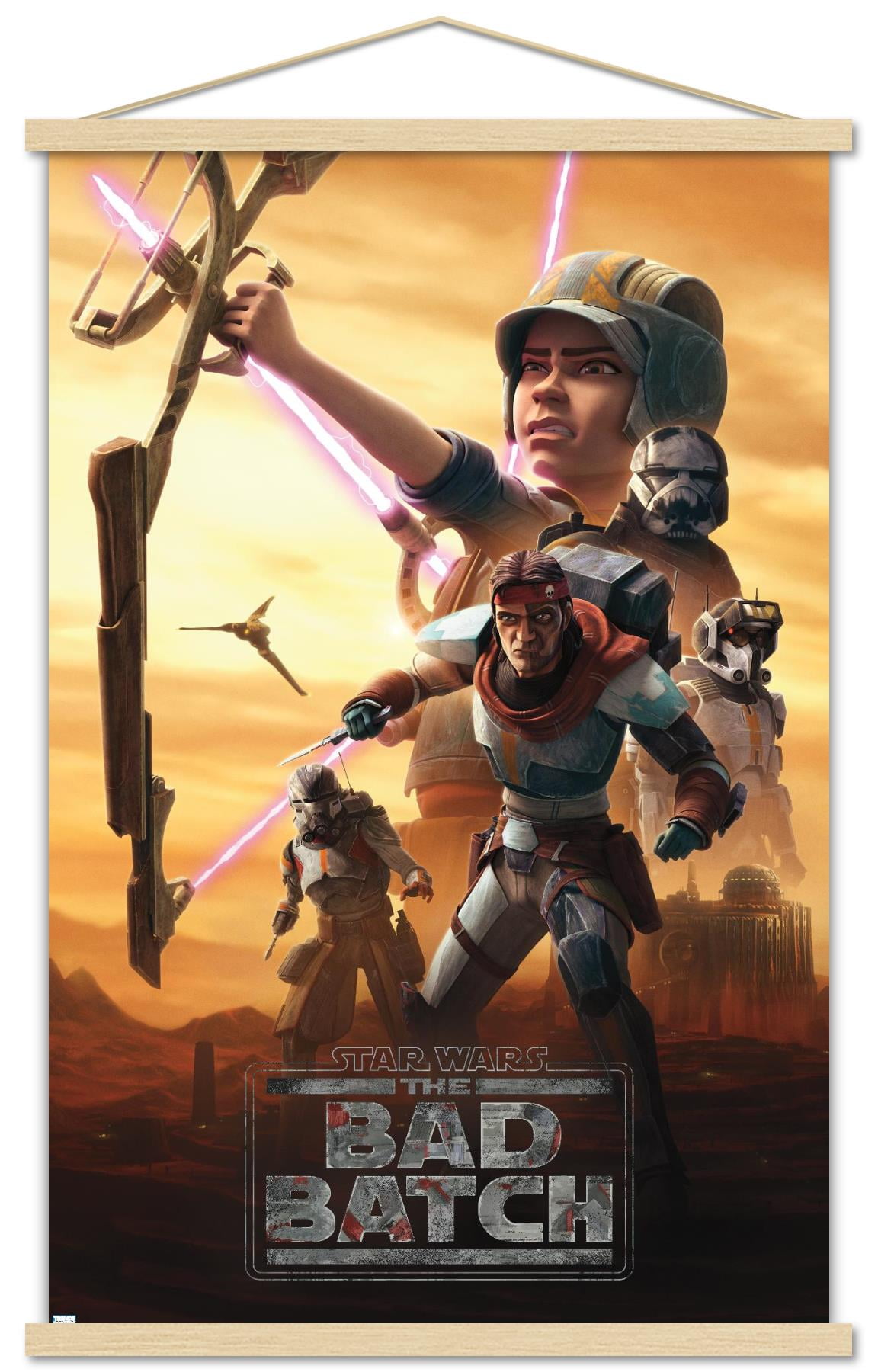 Star Wars: The Bad Batch - Final Season Group One Sheet Wall Poster ...