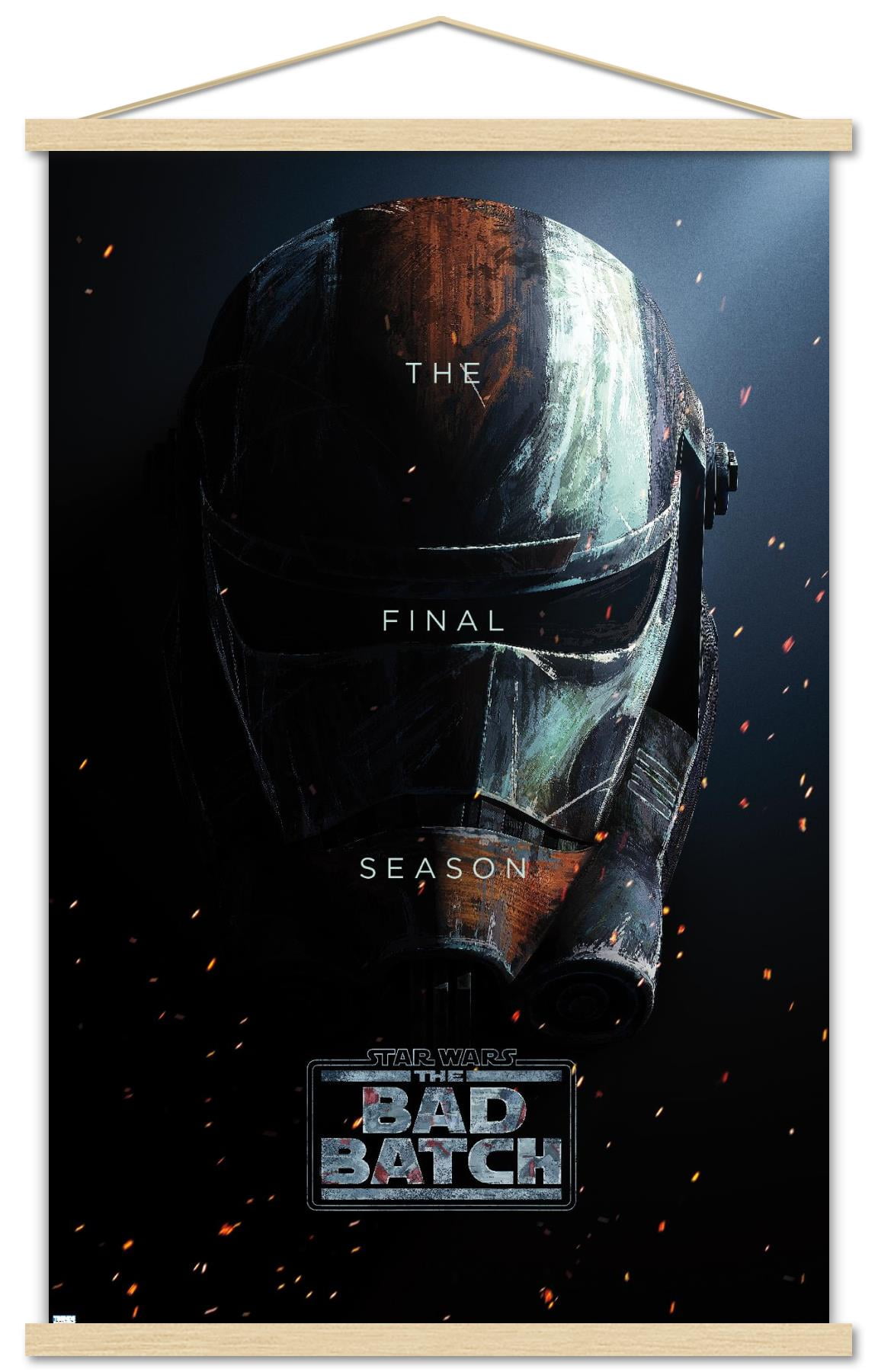 Star Wars: The Bad Batch - Final Season Helmet One Sheet Wall Poster ...