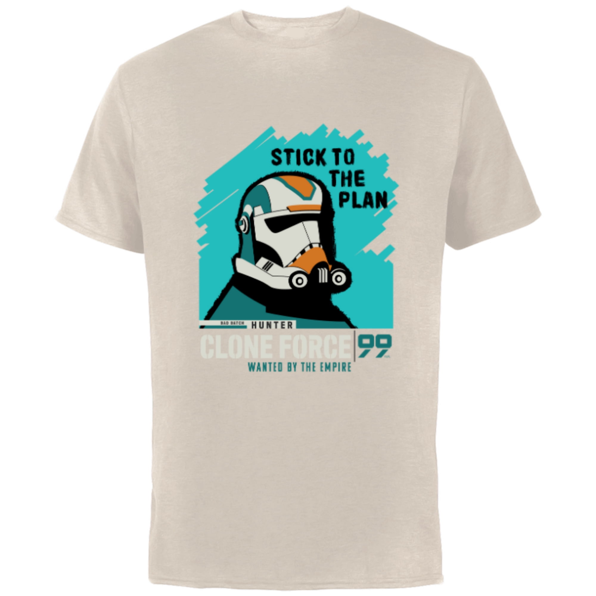 Star Wars The Bad Batch Hunter Quote “Stick to the Plan” - Short Sleeve ...