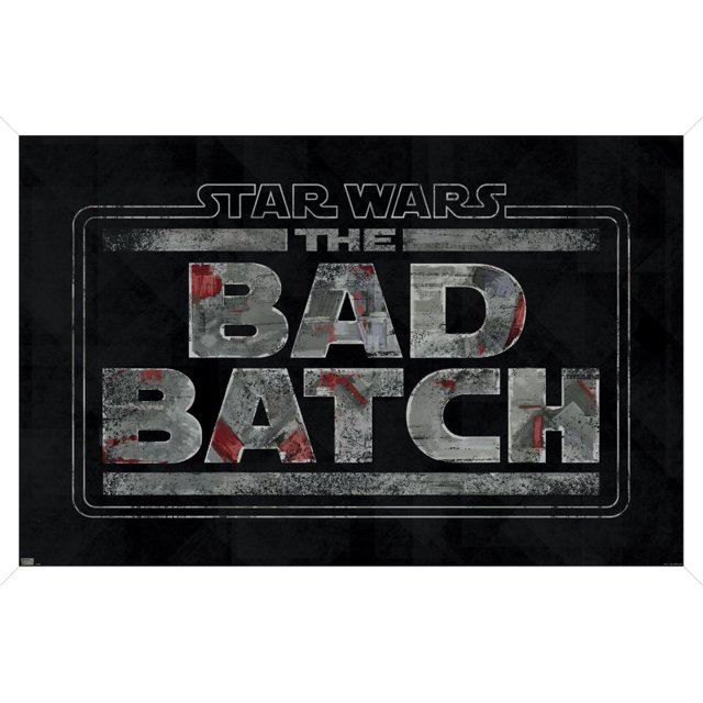 Star Wars: The Bad Batch - Logo Wall Poster, 22.375" x 34", Framed ...