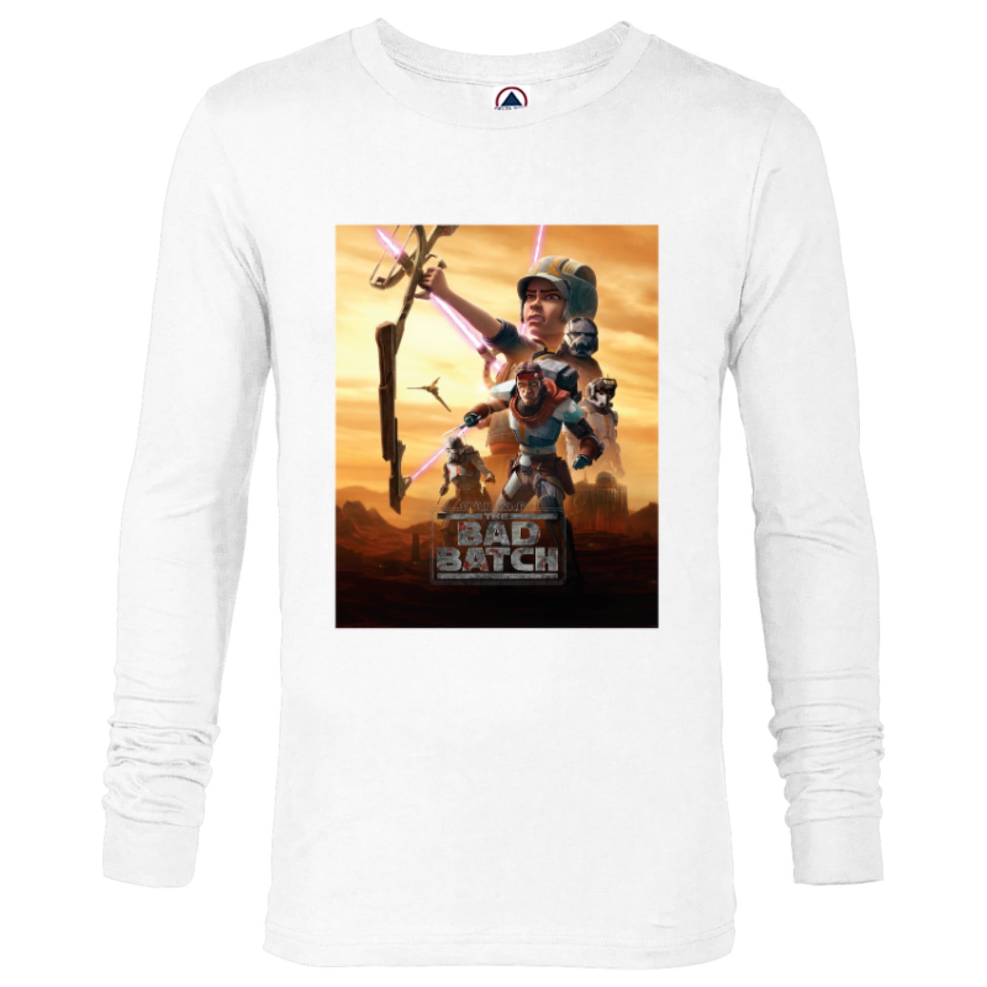 Star Wars The Bad Batch Mercenary Team Poster Art- Long Sleeve T-Shirt ...