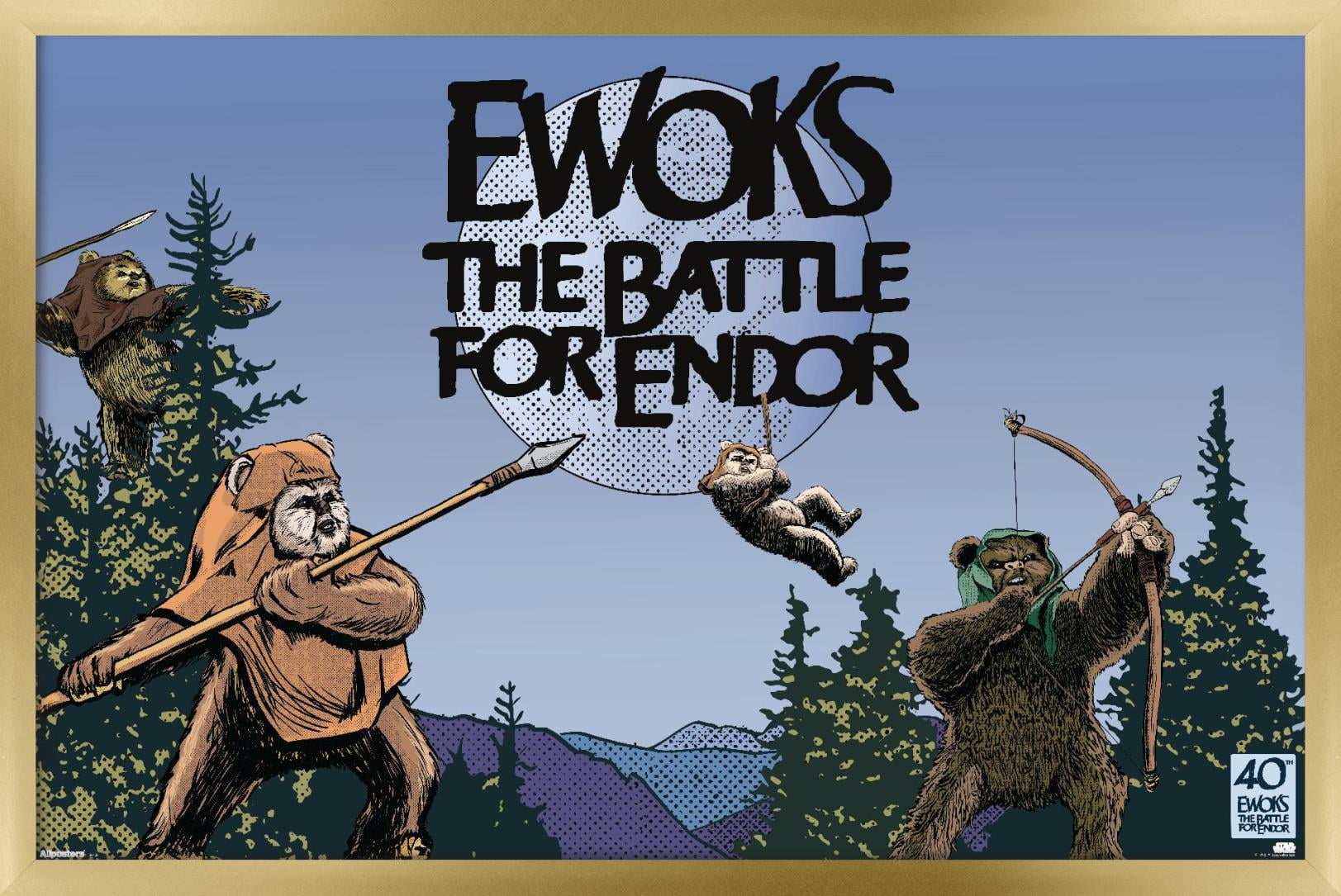 Star Wars: The Battle For Endor - 40th Key Art Wall Poster, 14.725" x ...