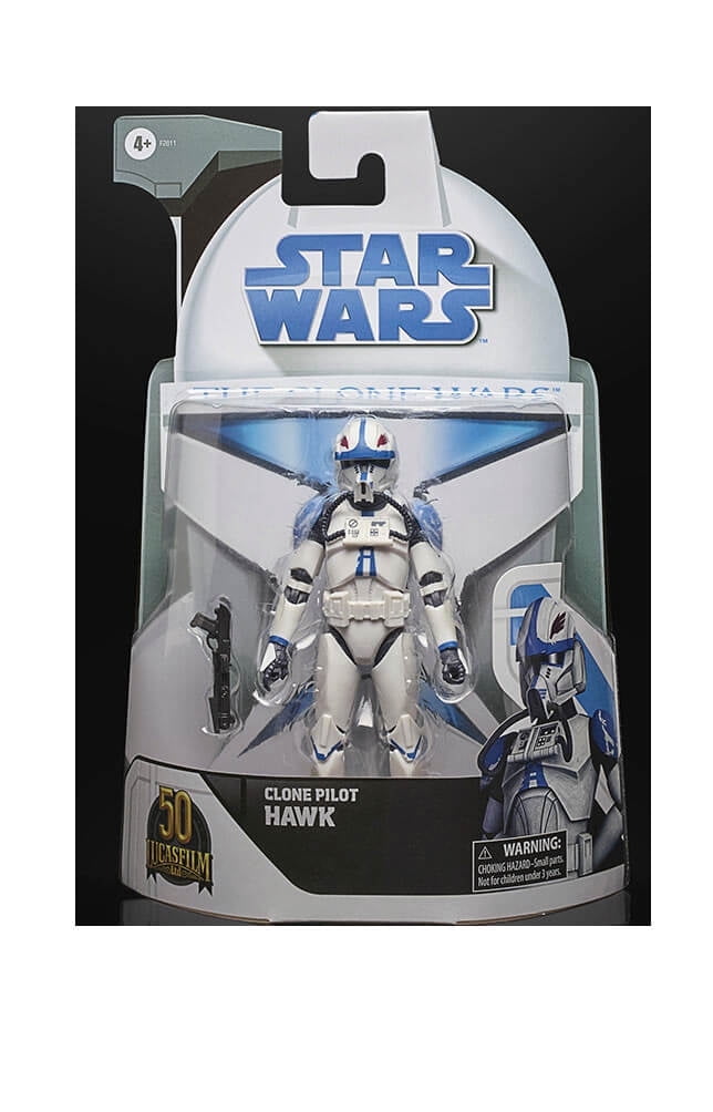 Star Wars The Black Series 50th Anniversary Clone Pilot Hawk Action ...