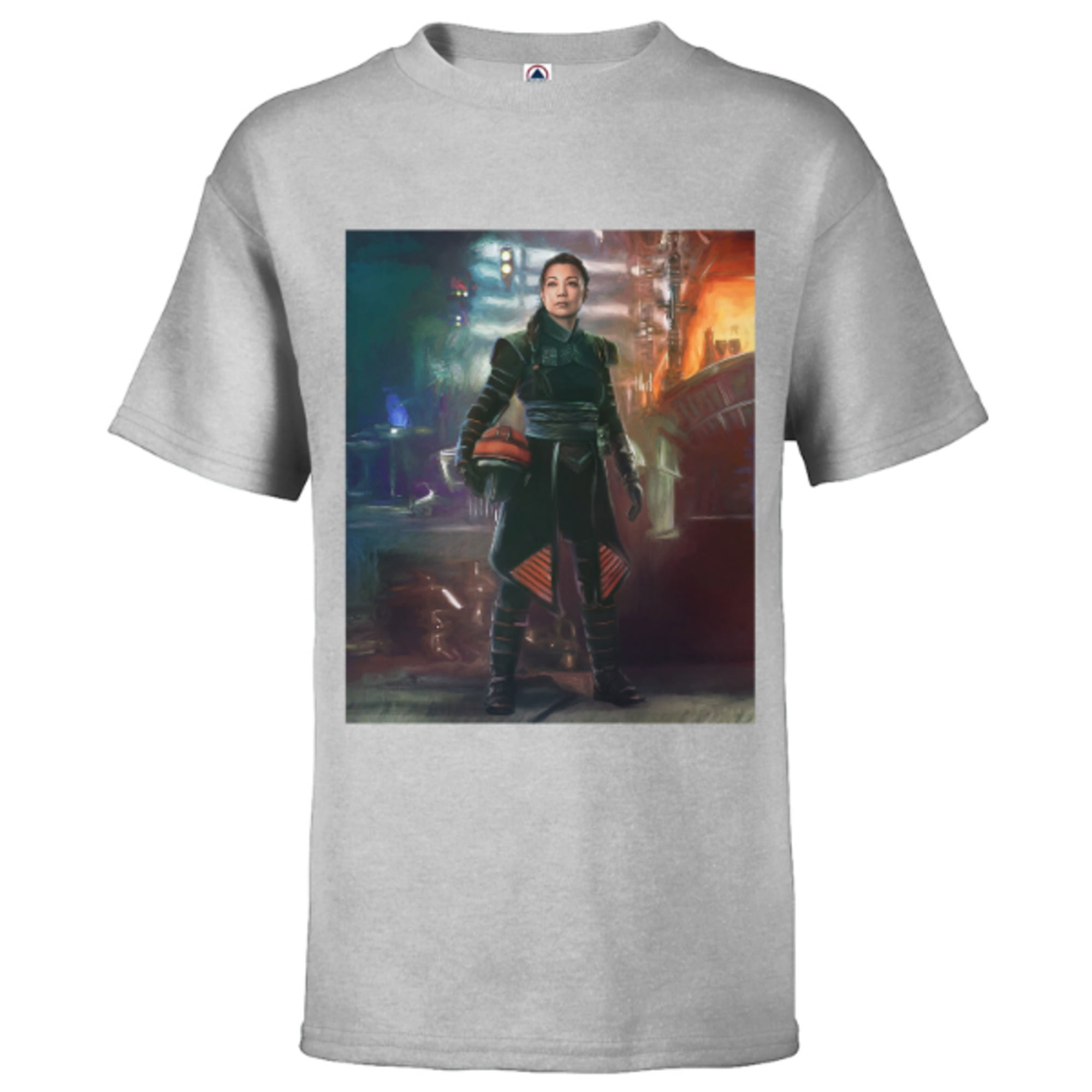 Star Wars The Book of Boba Fett Fennec Shand Portrait - Short Sleeve T ...