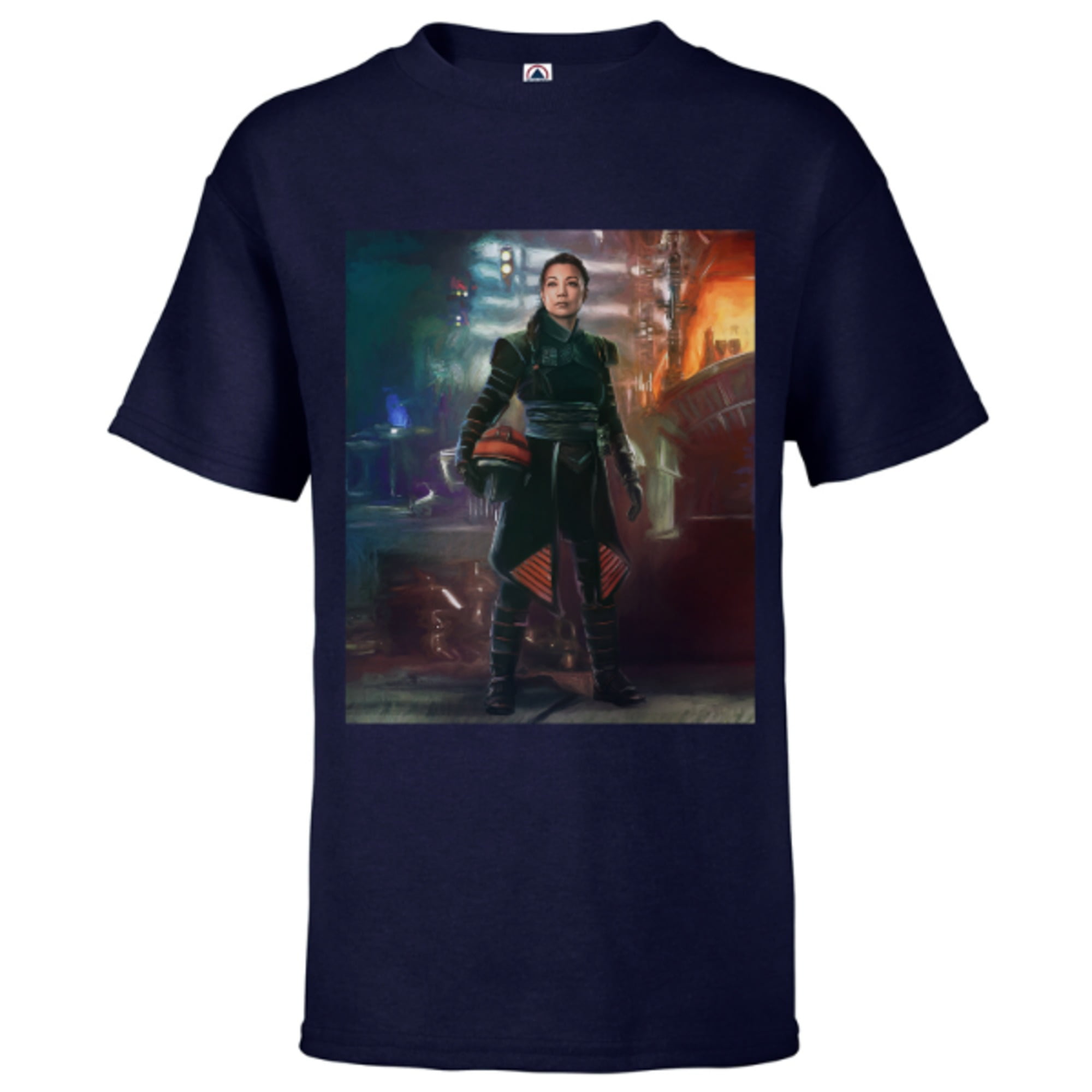 Star Wars The Book of Boba Fett Fennec Shand Portrait - Short Sleeve T ...