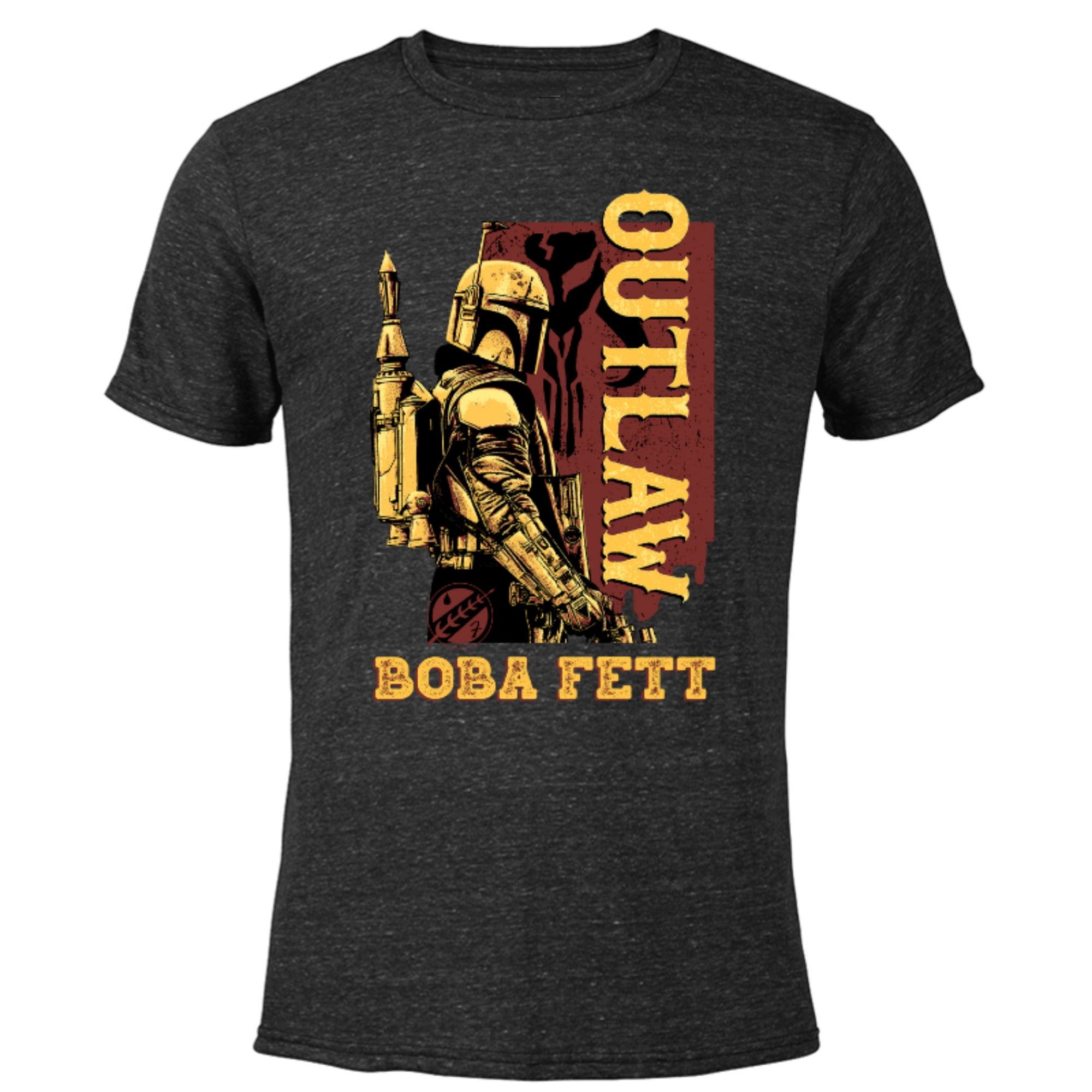 Star Wars The Book of Boba Fett Galactic Outlaw Poster - Short Sleeve ...