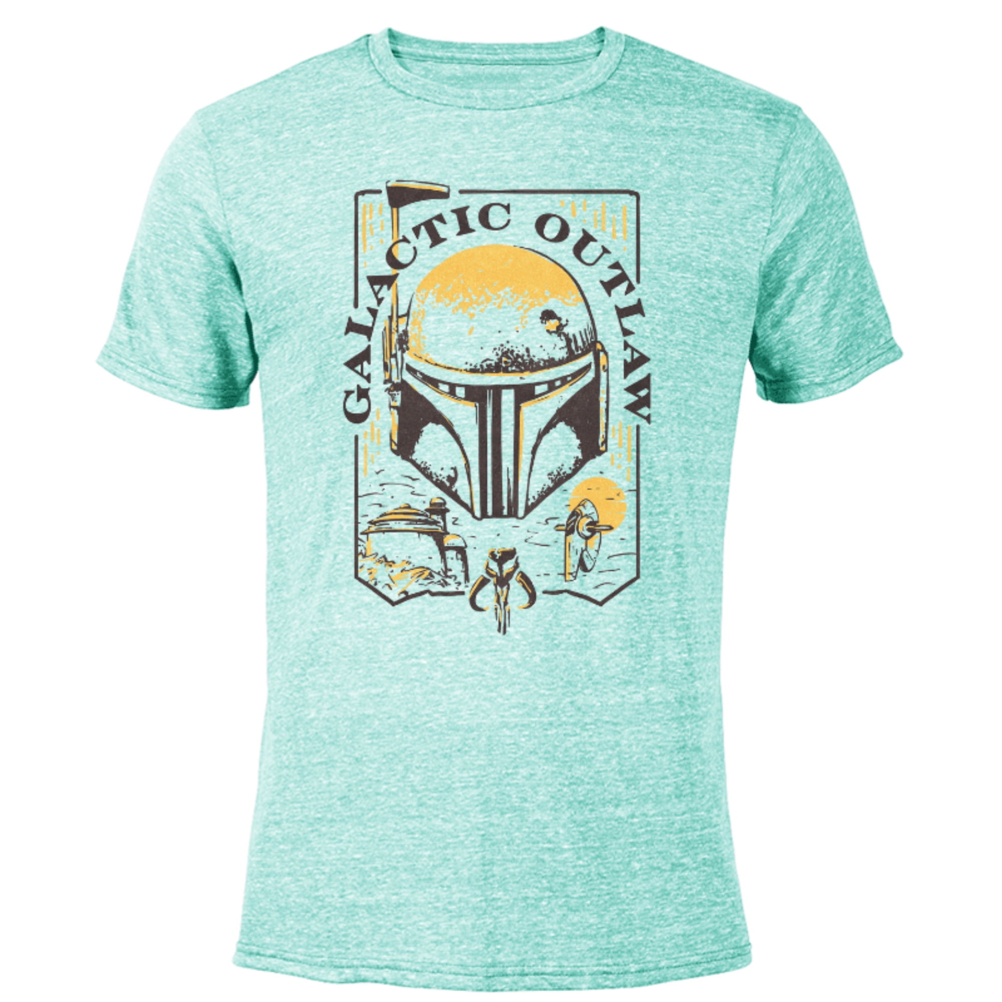 Star Wars The Book of Boba Fett Galactic Outlaw - Short Sleeve Blended ...
