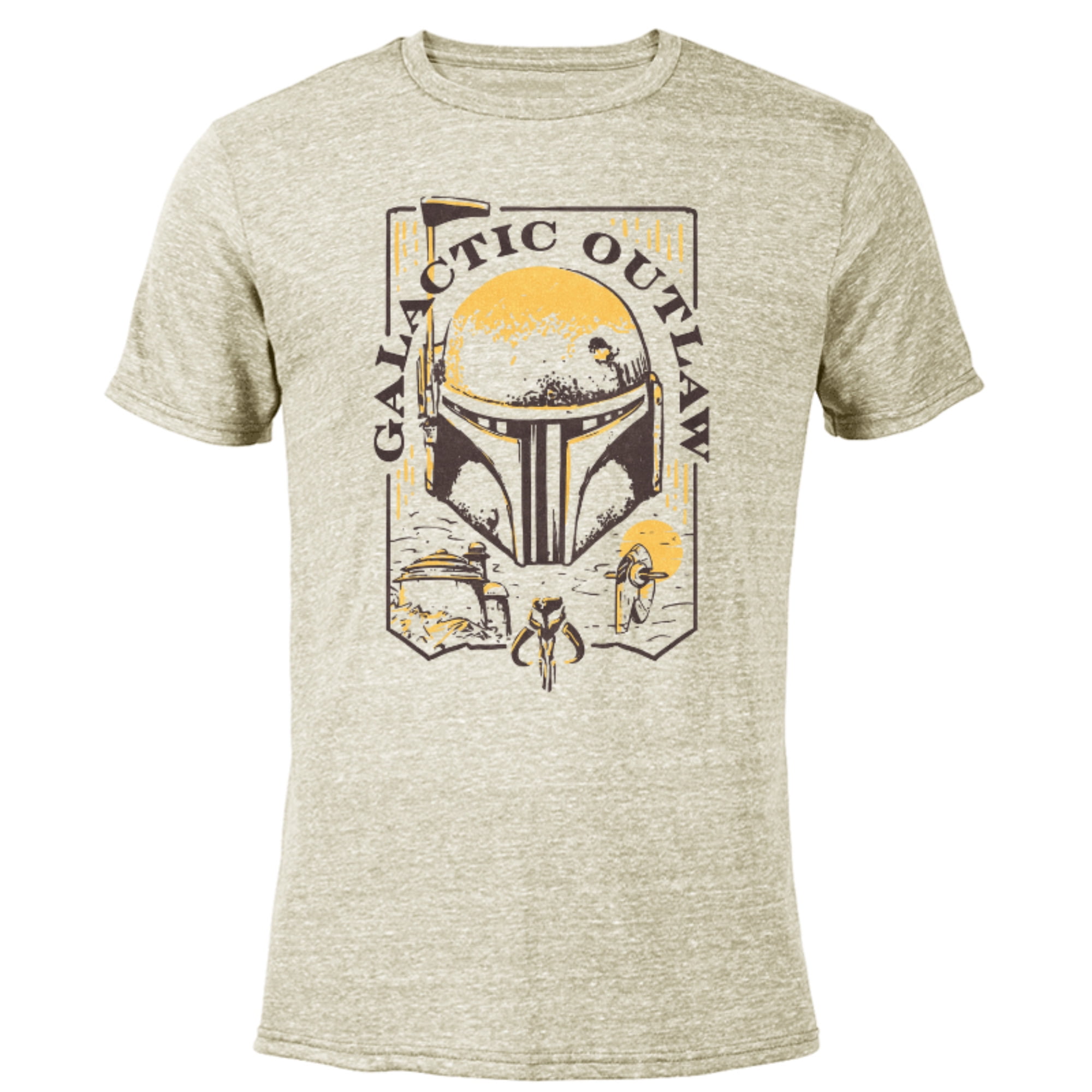 Star Wars The Book of Boba Fett Galactic Outlaw - Short Sleeve Blended ...