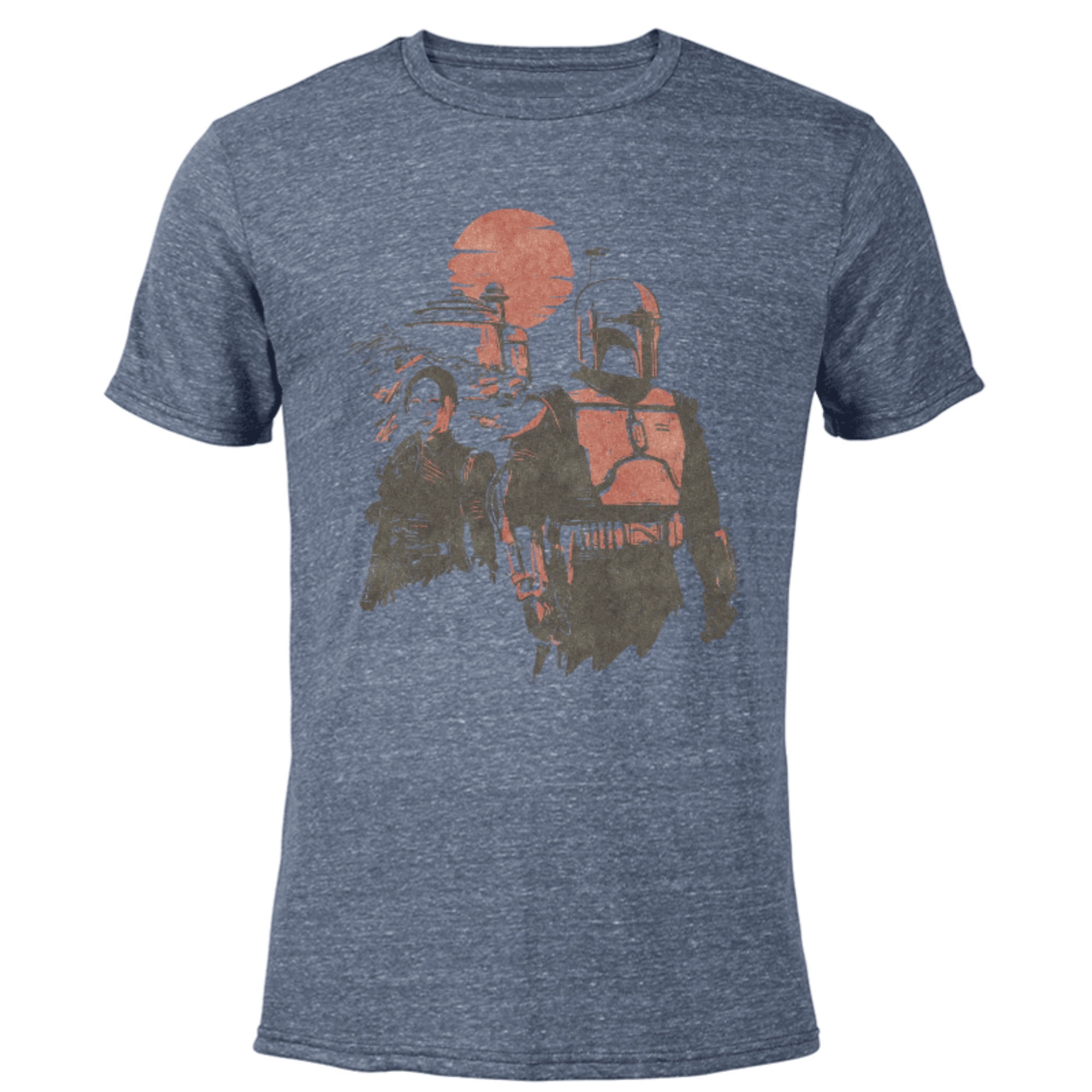 Star Wars The Book of Boba Fett and Fennec Shand - Short Sleeve Blended ...