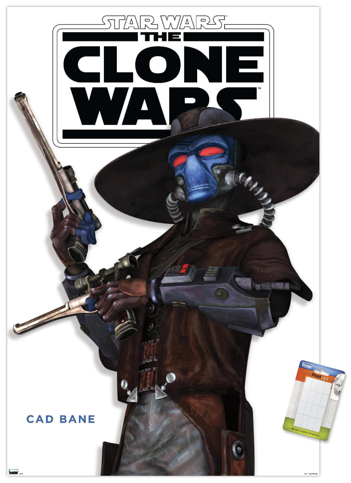 Star Wars: The Clone Wars - Cad Bane Feature Series Wall Poster, 14.725 ...