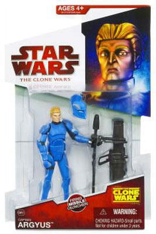 Star Wars The Clone Wars Clone Wars 2009 Captain Argyus 3.75" Action ...