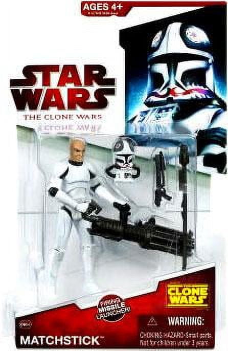 Star Wars The Clone Wars Animated (2009) Matchstick Trooper Action ...