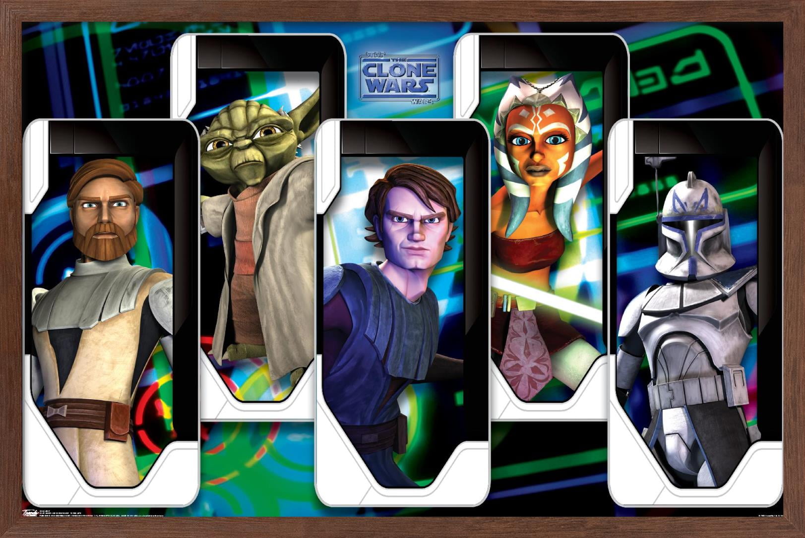 Star Wars: The Clone Wars - Close Ups Wall Poster, 14.725" x 22.375 ...