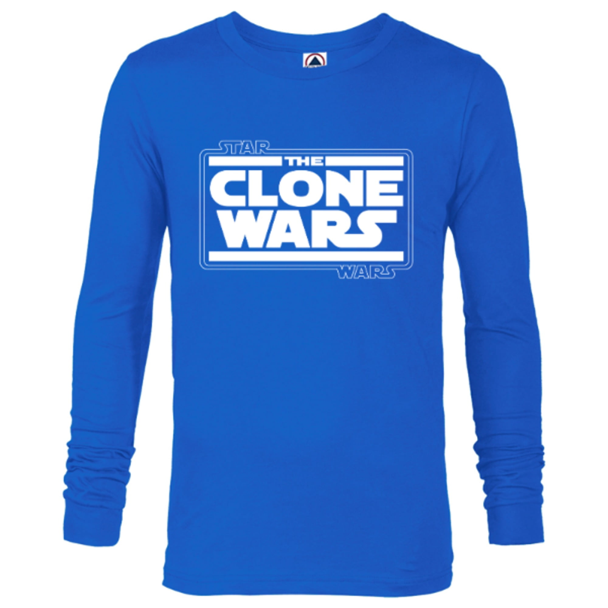 Star Wars The Clone Wars Logo - Long Sleeve T-Shirt for Men ...