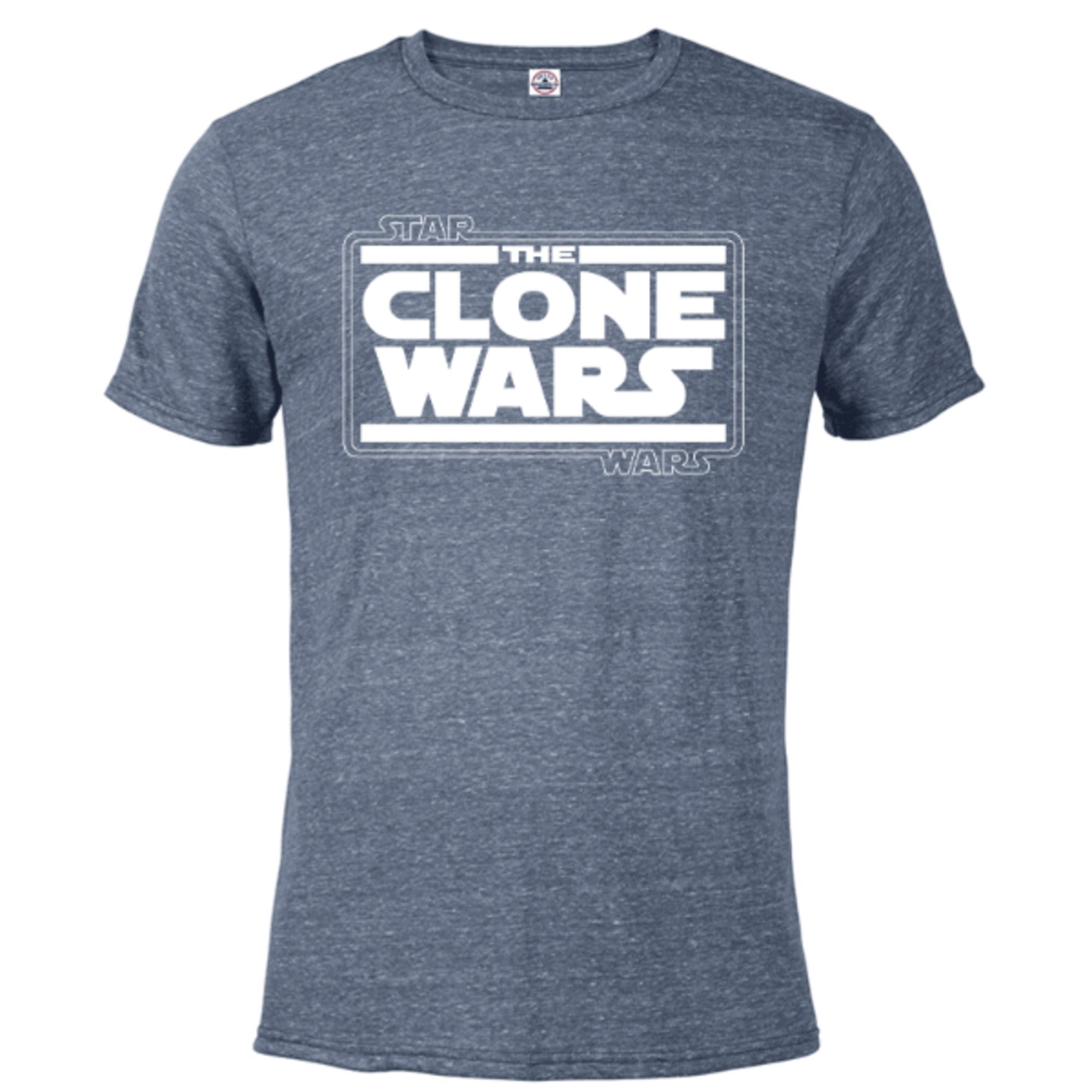 Star Wars The Clone Wars Logo - Short Sleeve Blended T-Shirt for Adults ...
