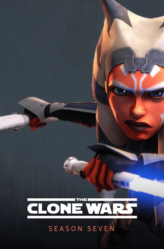 Star Wars The Clone Wars Season 7 (2008) 24x36 Poster Ahsoka vs Darth ...
