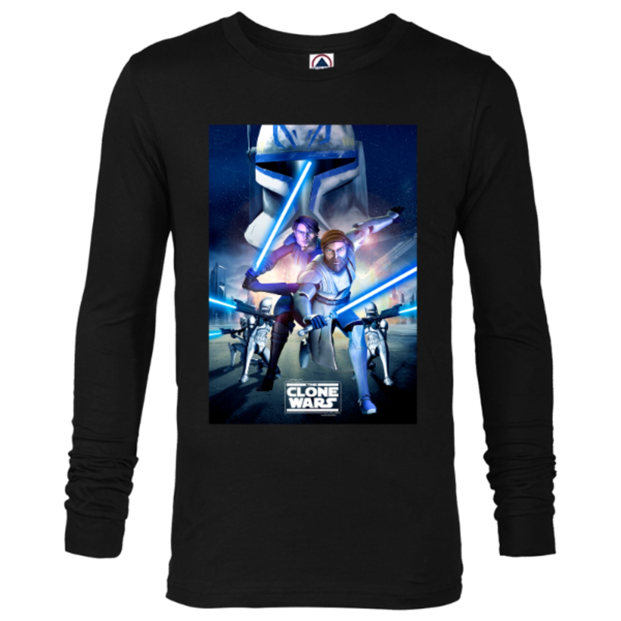Star Wars The Clone Wars Series Poster - Long Sleeve T-Shirt for Men ...