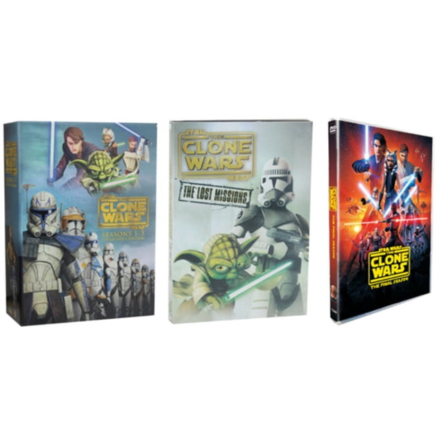 Star Wars: The Clone Wars Complete Jedi Collection Seasons 1-4 (DVD) - Walmart.com