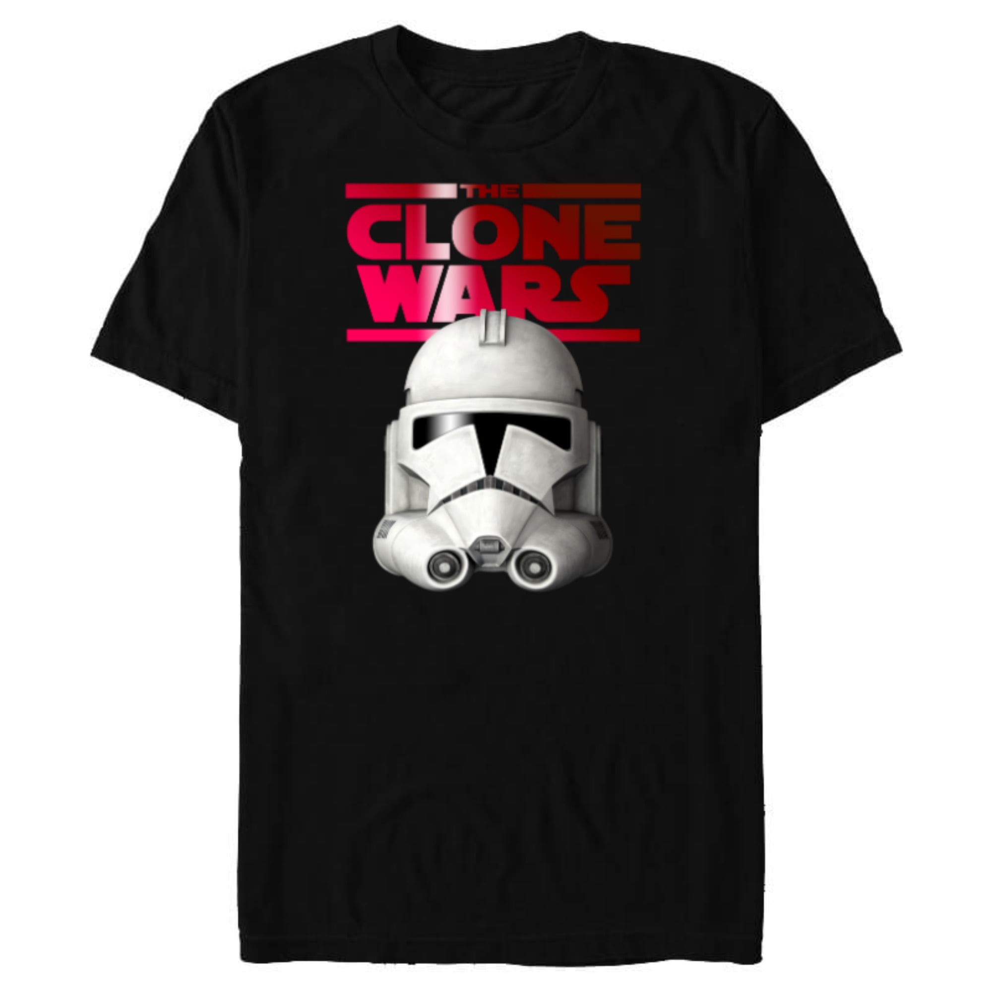 Star Wars The Clone Wars Trooper Helmet - Short Sleeve Blended T-Shirt ...