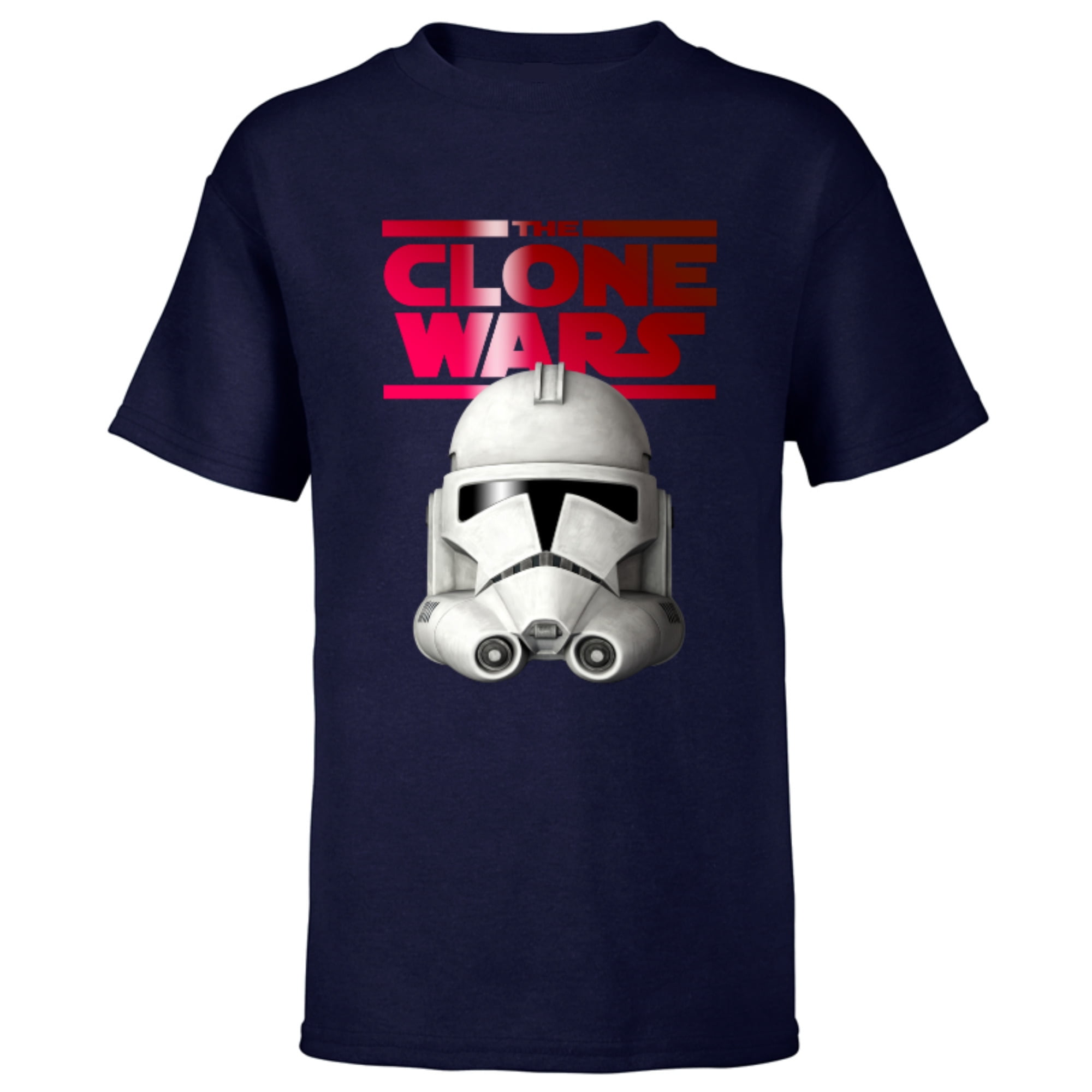Star Wars The Clone Wars Trooper Helmet - Short Sleeve T-Shirt for Kids ...