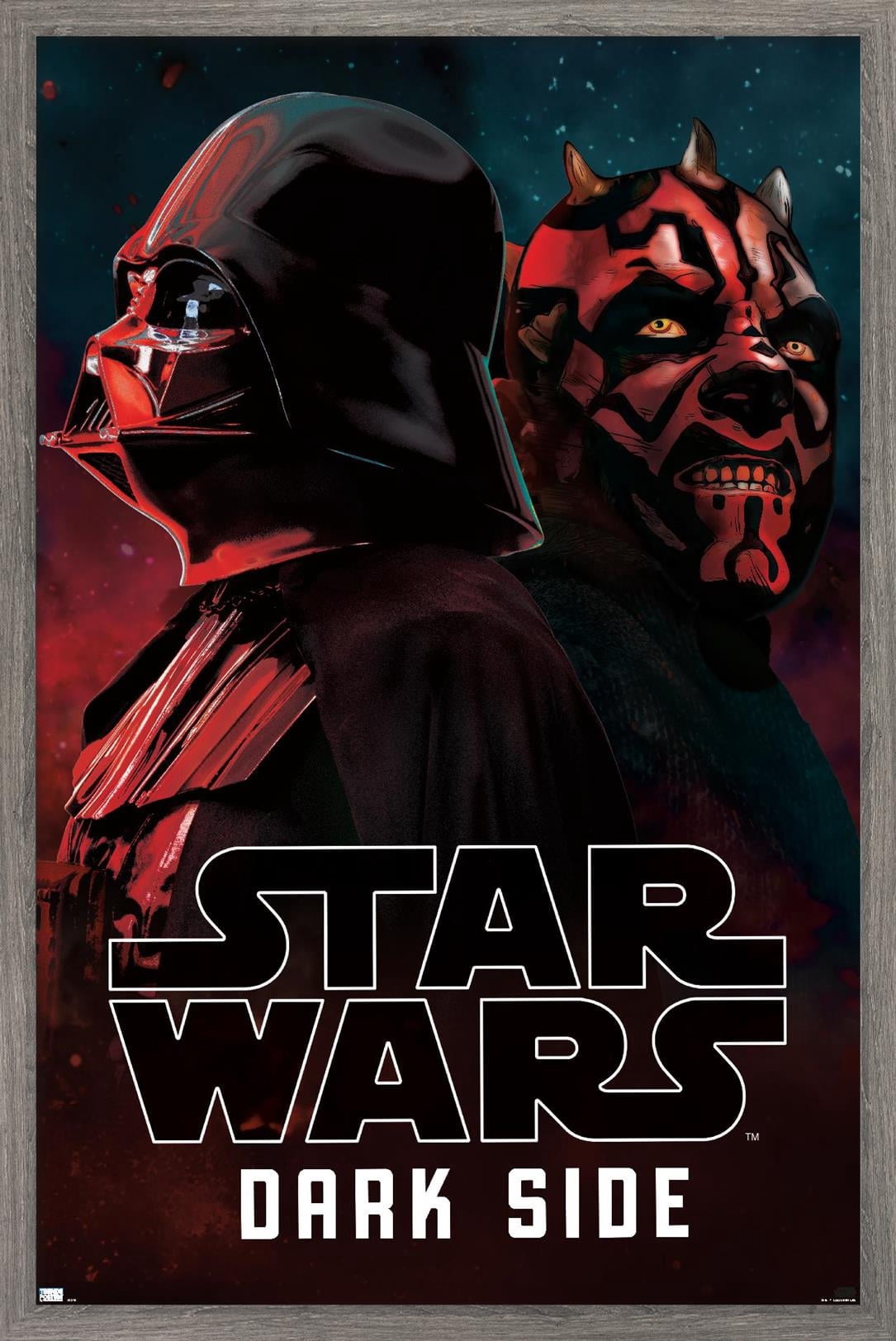 Star Wars: The Dark Side - Vader and Maul Dark Side Wall Poster, 22.375 ...