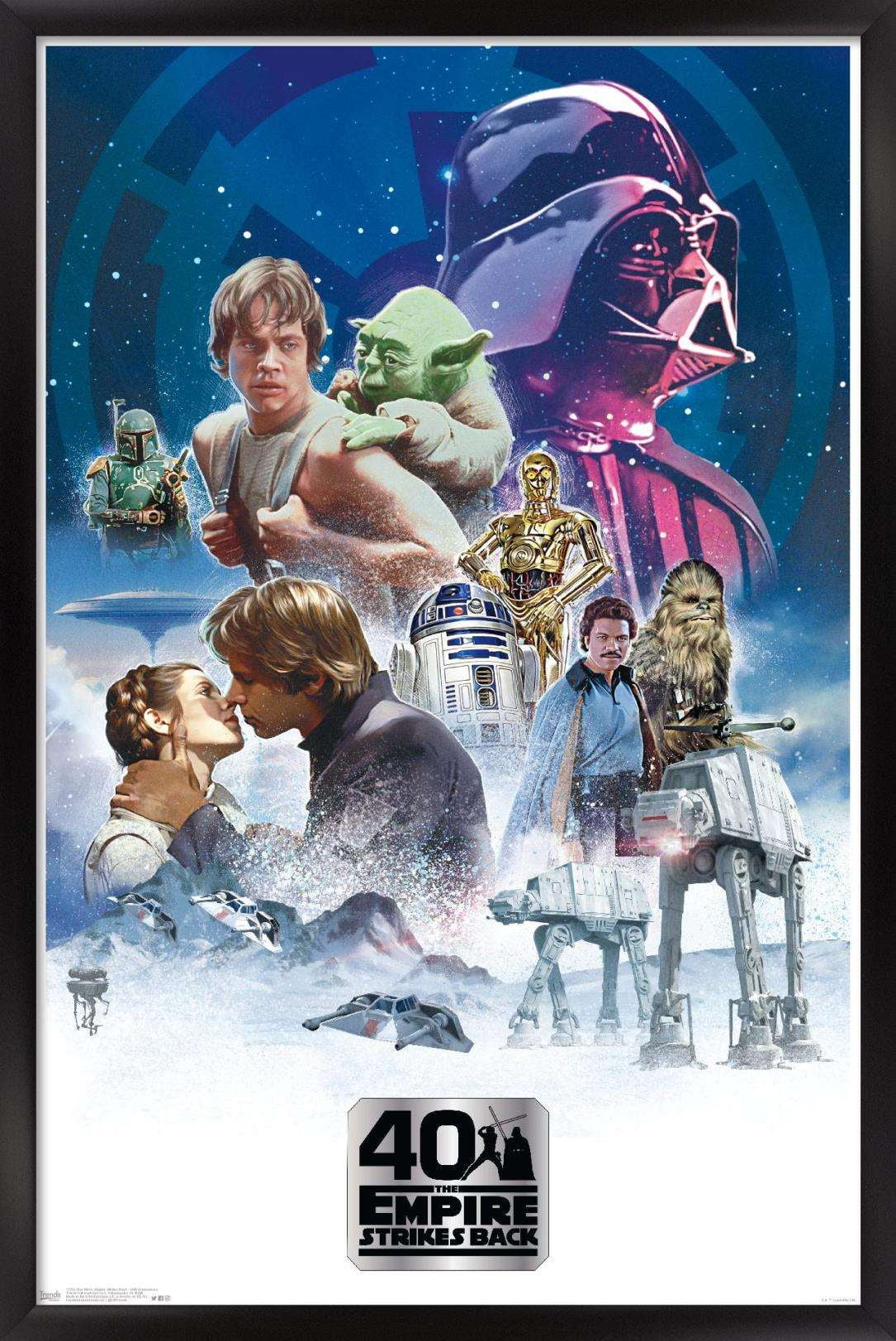 Star Wars: The Empire Strikes Back 40th - Classic Wall Poster, 22.375 ...