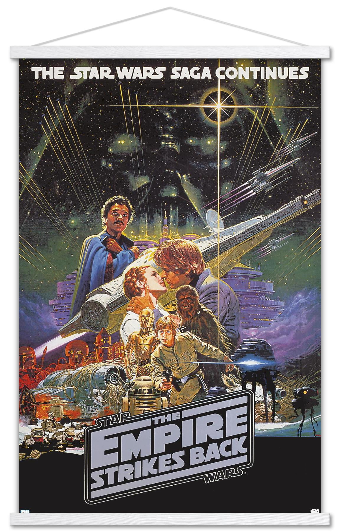 Star Wars: The Empire Strikes Back - Kiss One Sheet Wall Poster with ...