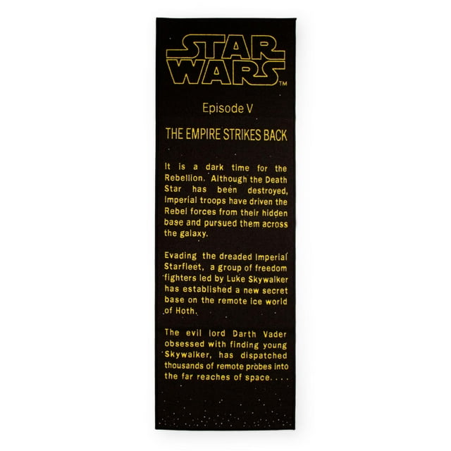 Star Wars: Empire Strikes Back Title Crawl Bedroom Carpet Rug | 27 x 77 ...