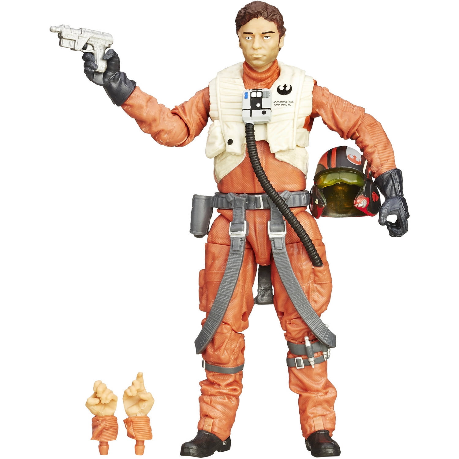 Star Wars: The Force Awakens Black Series 6" Poe Dameron - Walmart.com