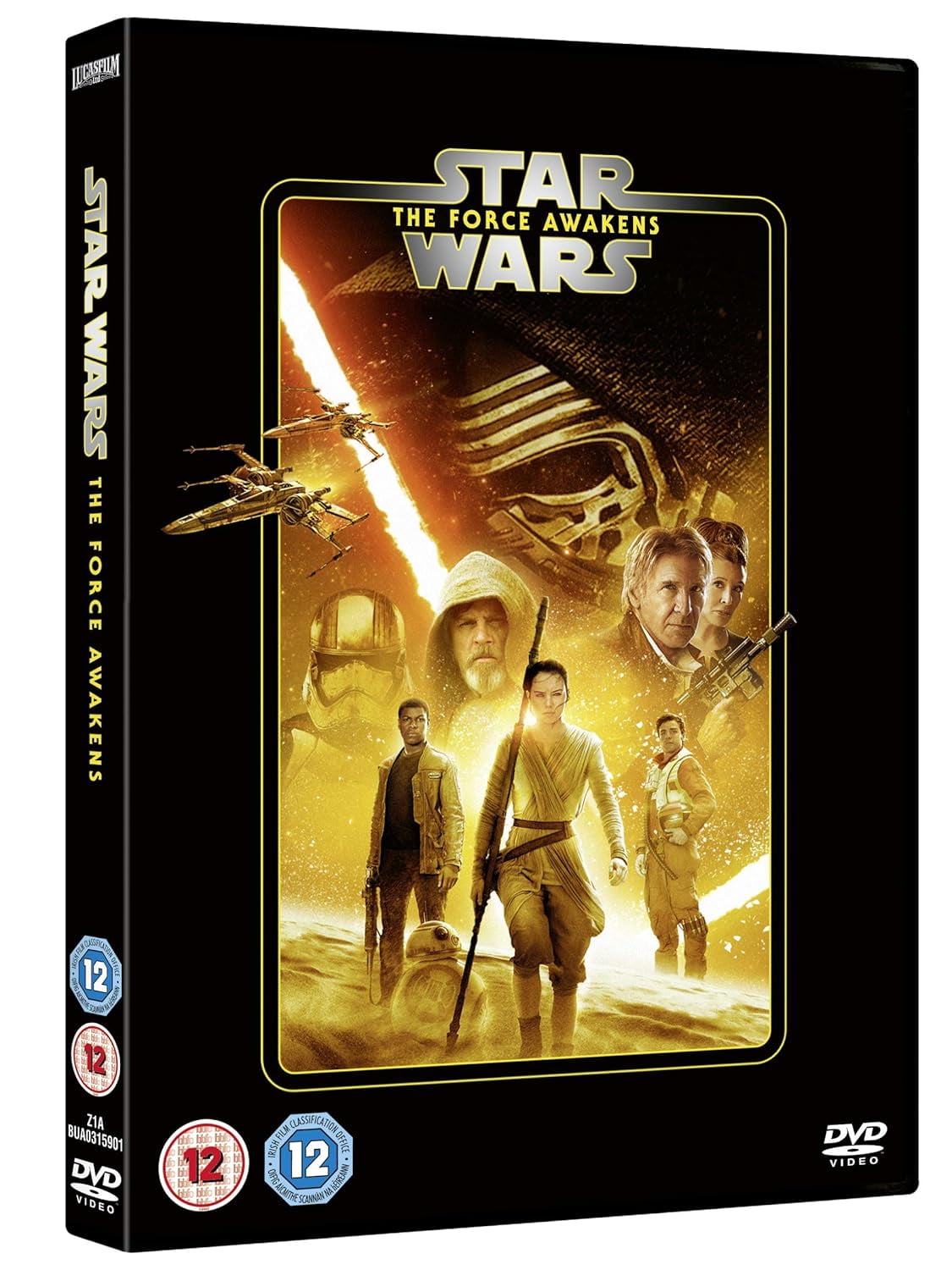 Star Wars: The Force Awakens Episode VII DVD (2015) Region Free ...