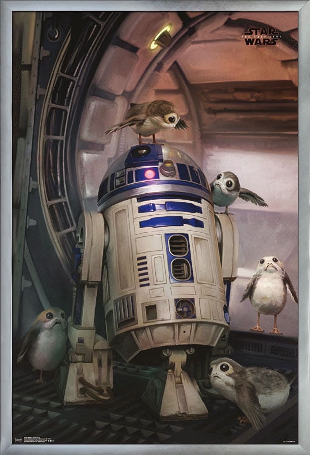Star Wars: The Last Jedi - Droid And Porg Wall Poster, 22.375" x 34 ...