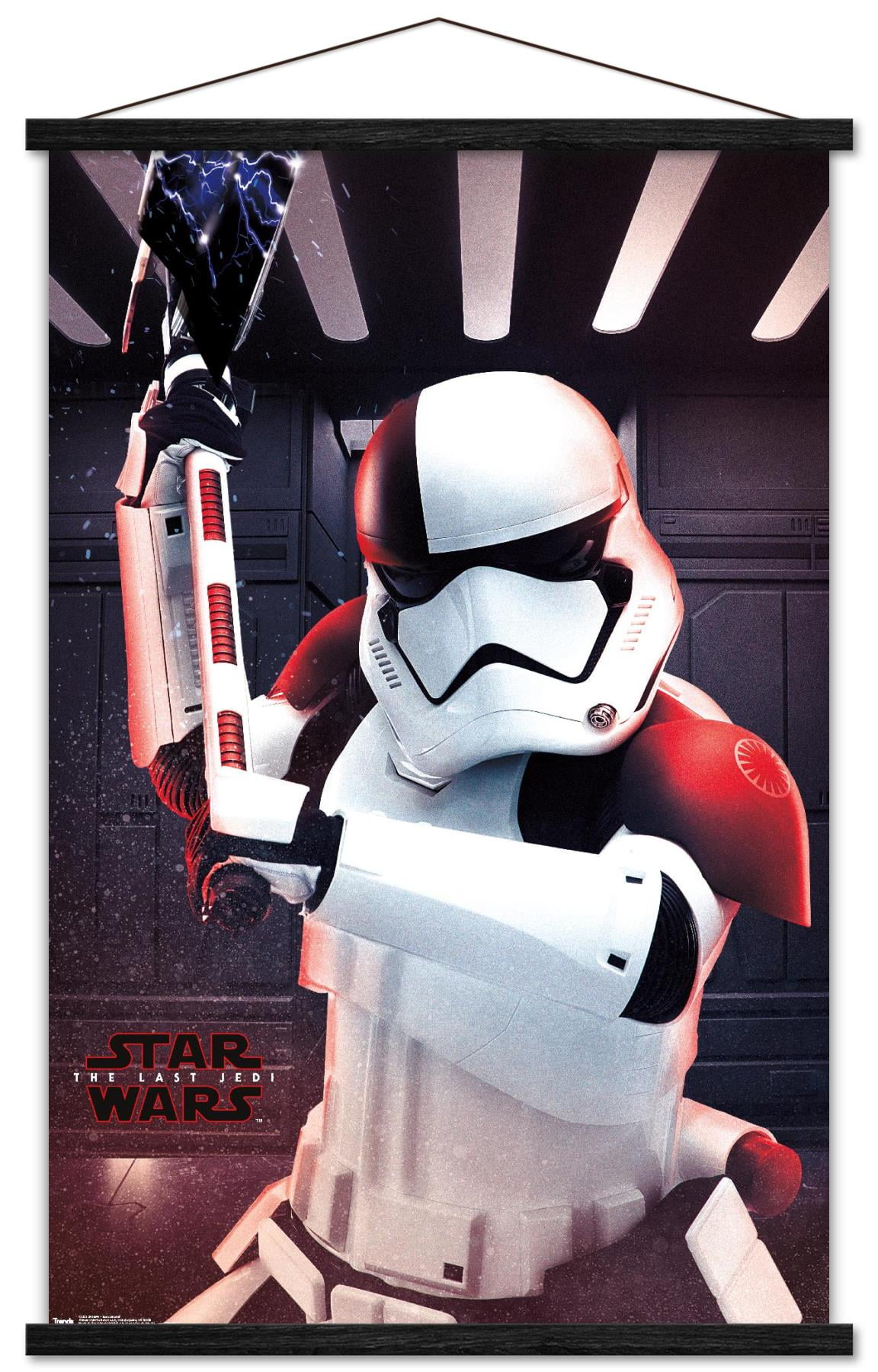 Star Wars: The Last Jedi - Executioner Wall Poster with Wooden Magnetic ...