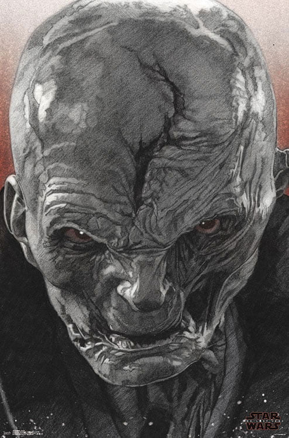 Star Wars: The Last Jedi - Snoke Wall Poster, 22.375" x 34" - Walmart.com