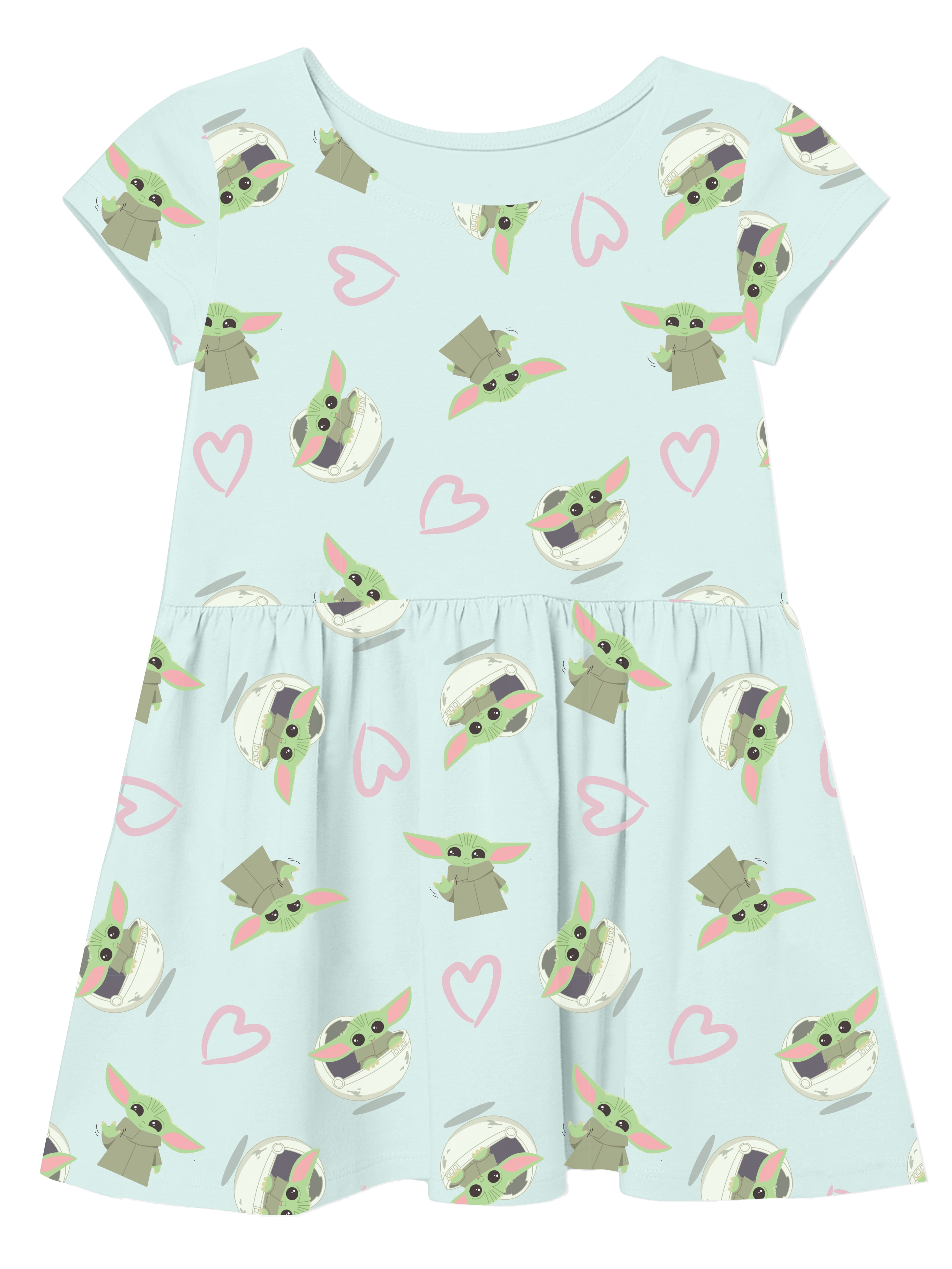 Star Wars The Mandalorian Baby Yoda Dress (Toddler Girls & Little Girls ...