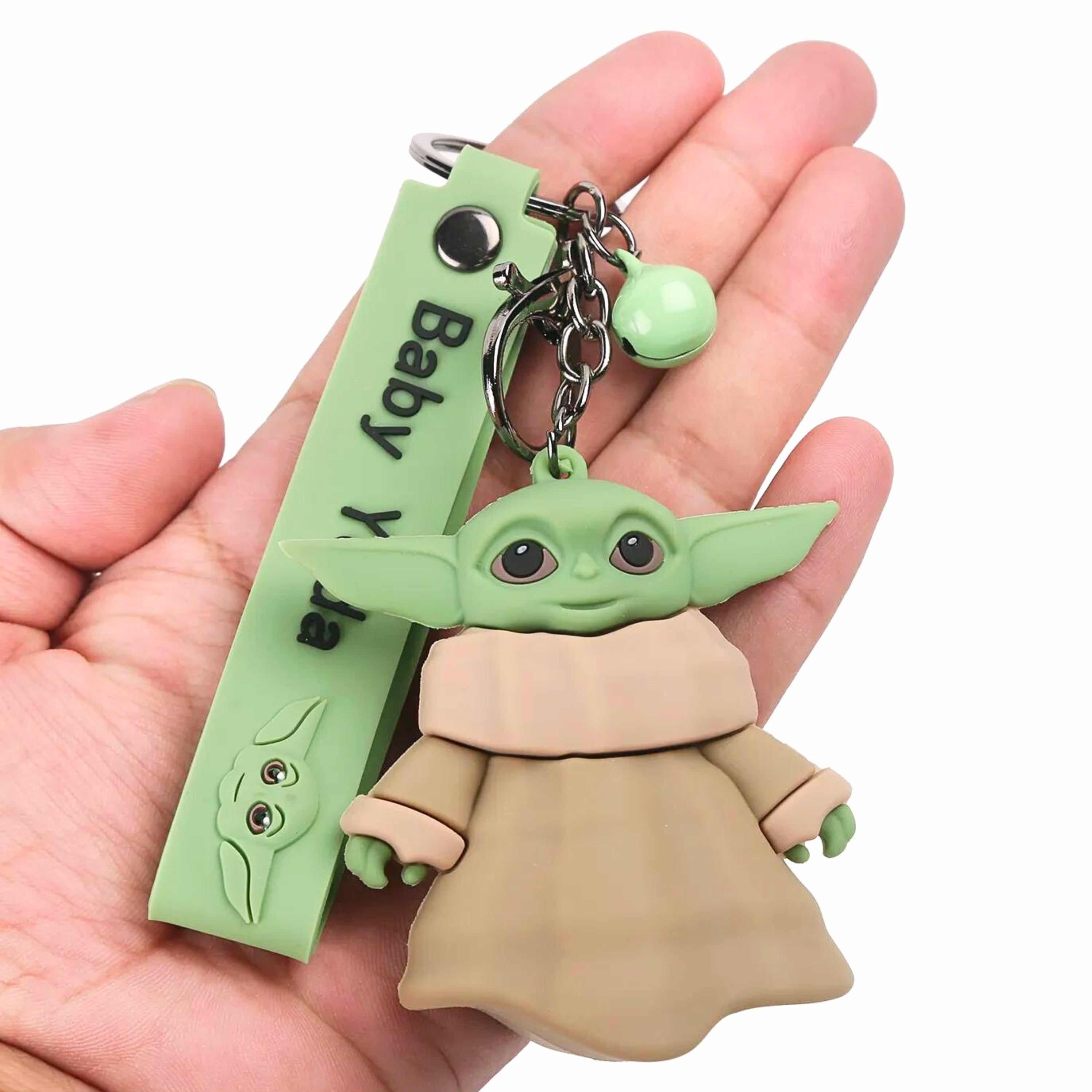 Star Wars The Mandalorian Baby Yoda Keychain, Star Wars Collectible ...