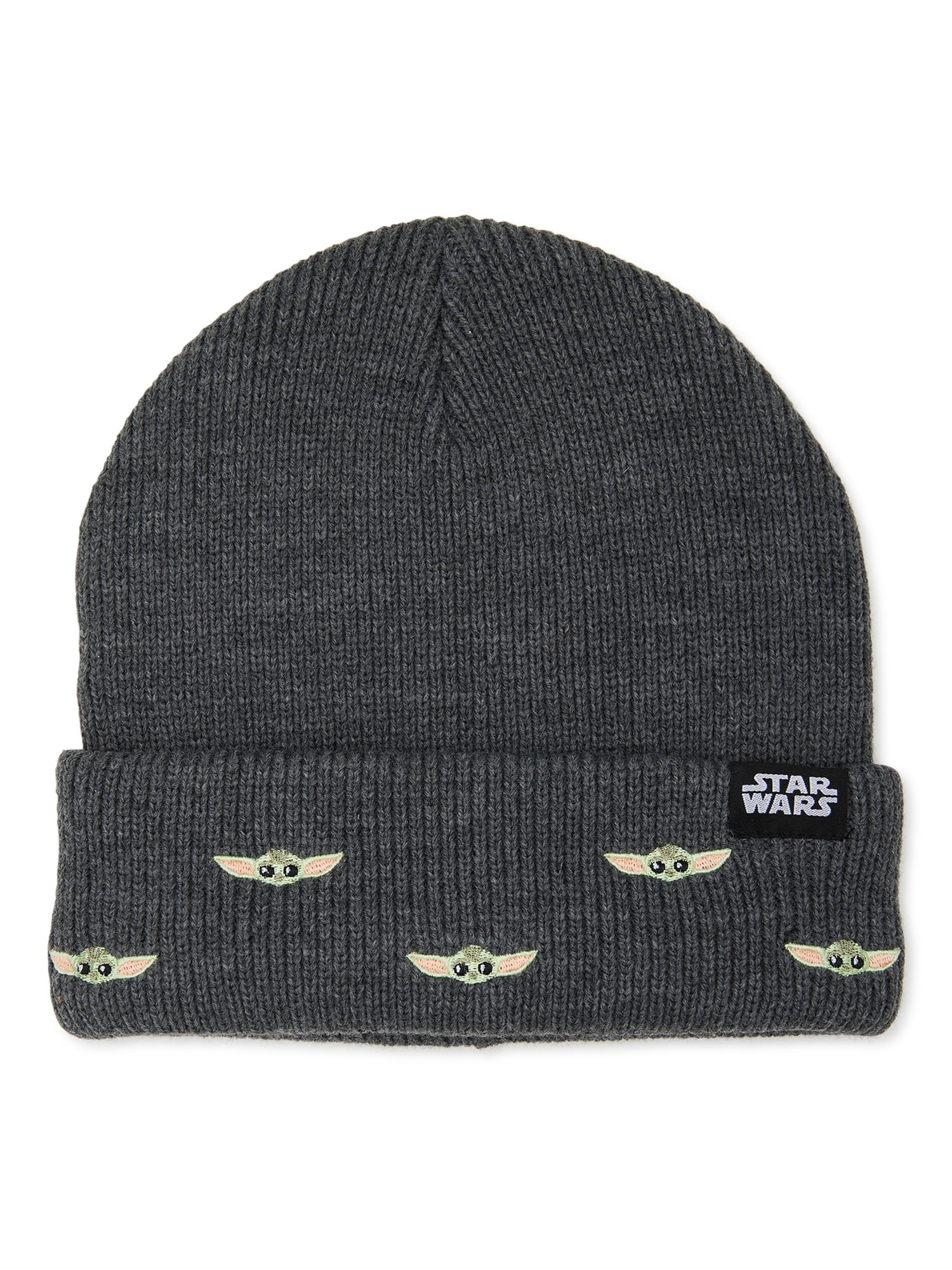 Star Wars The Mandalorian Baby Yoda Rib Knit Beanie - Walmart.com