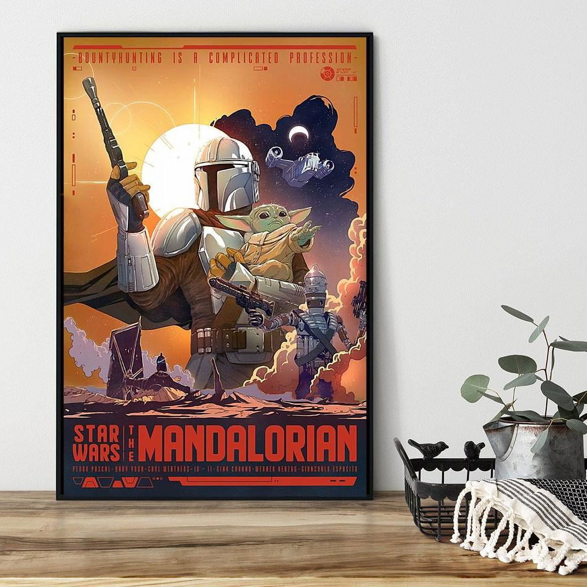Star Wars The Mandalorian Baby Yoda poster 11 x 17 Inch Poster ...