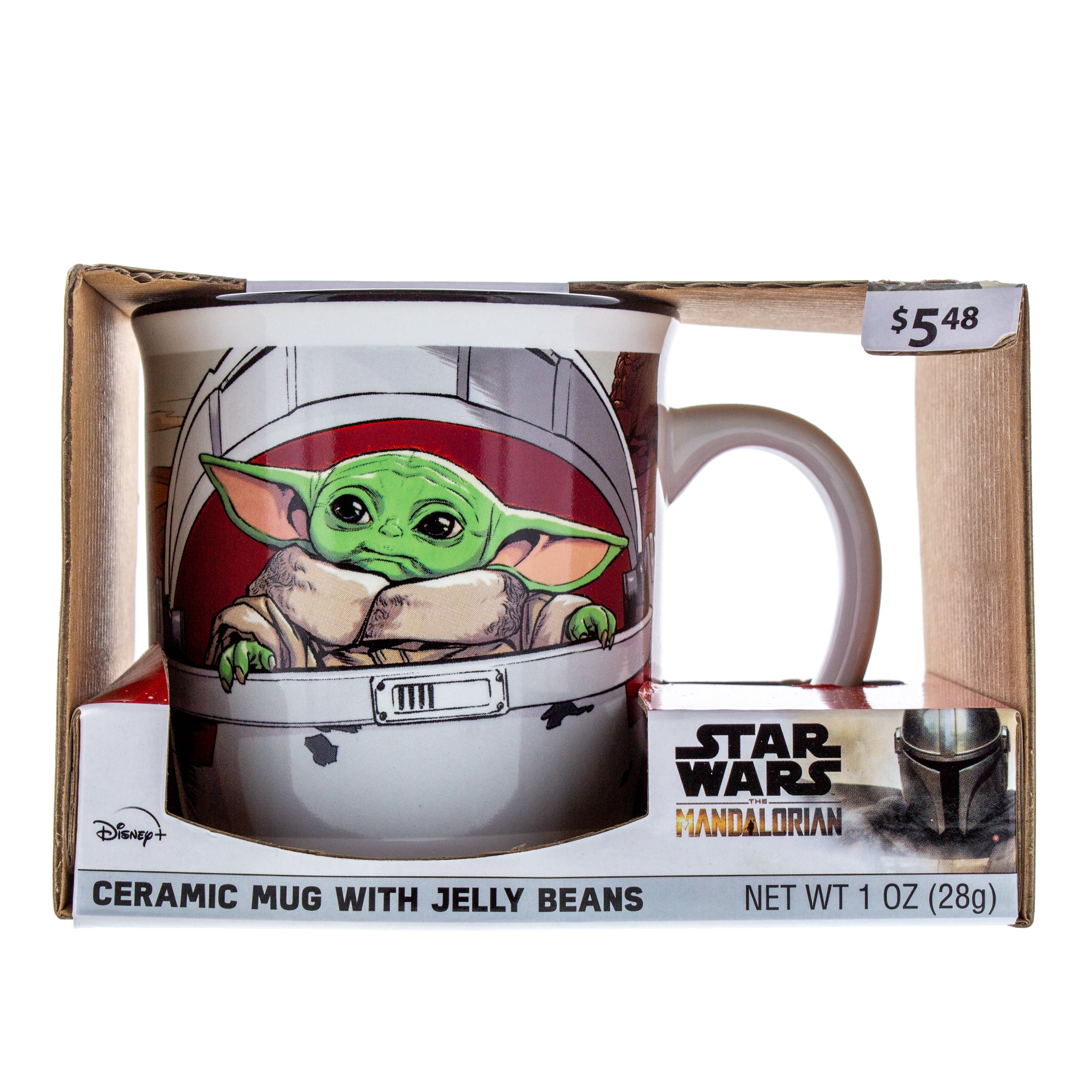 Star Wars The Mandalorian Ceramic Mug with Jelly Beans, 1 oz - Walmart.com