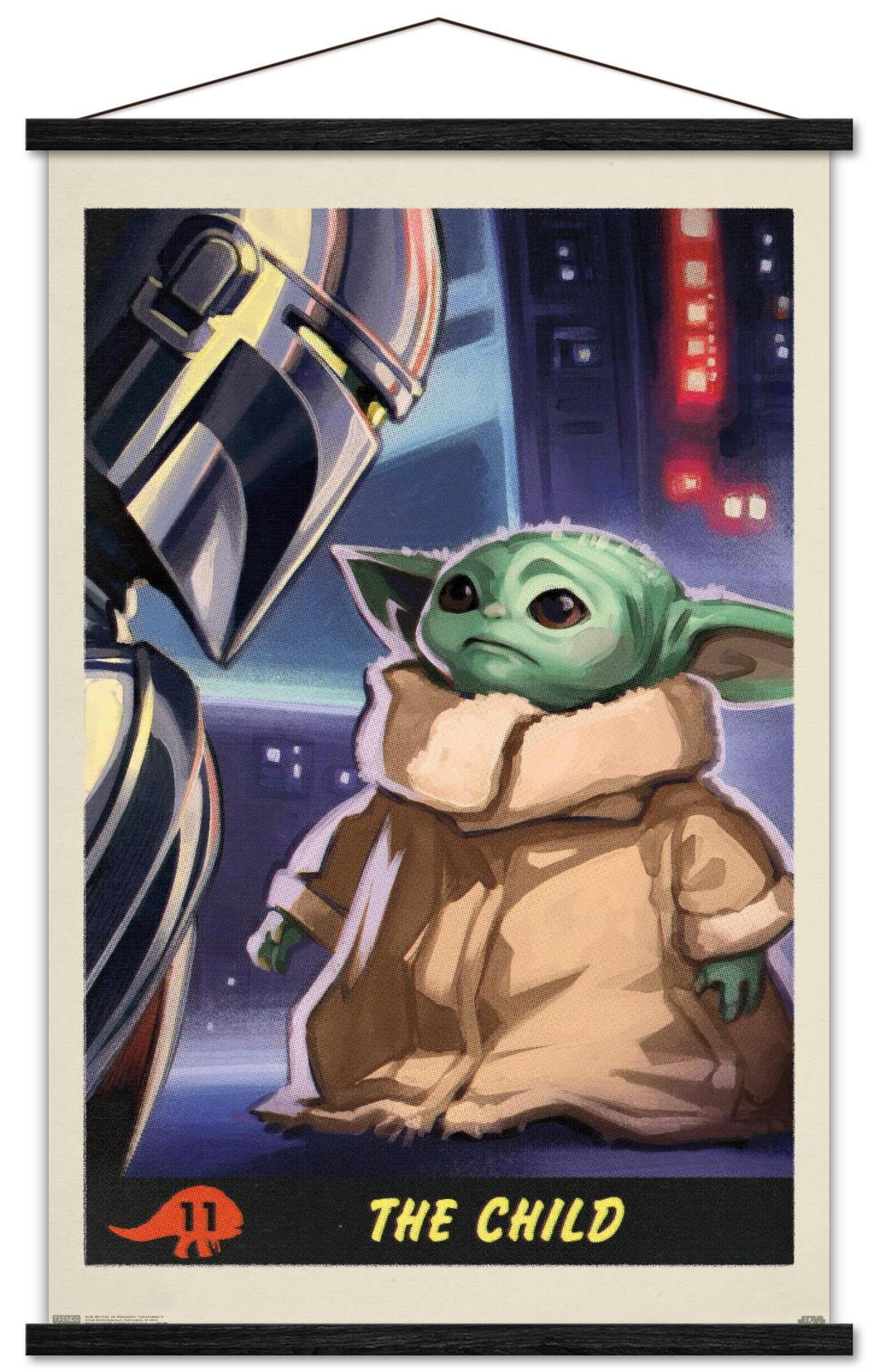 Star Wars: The Mandalorian - Child Number 11 Wall Poster with Magnetic ...