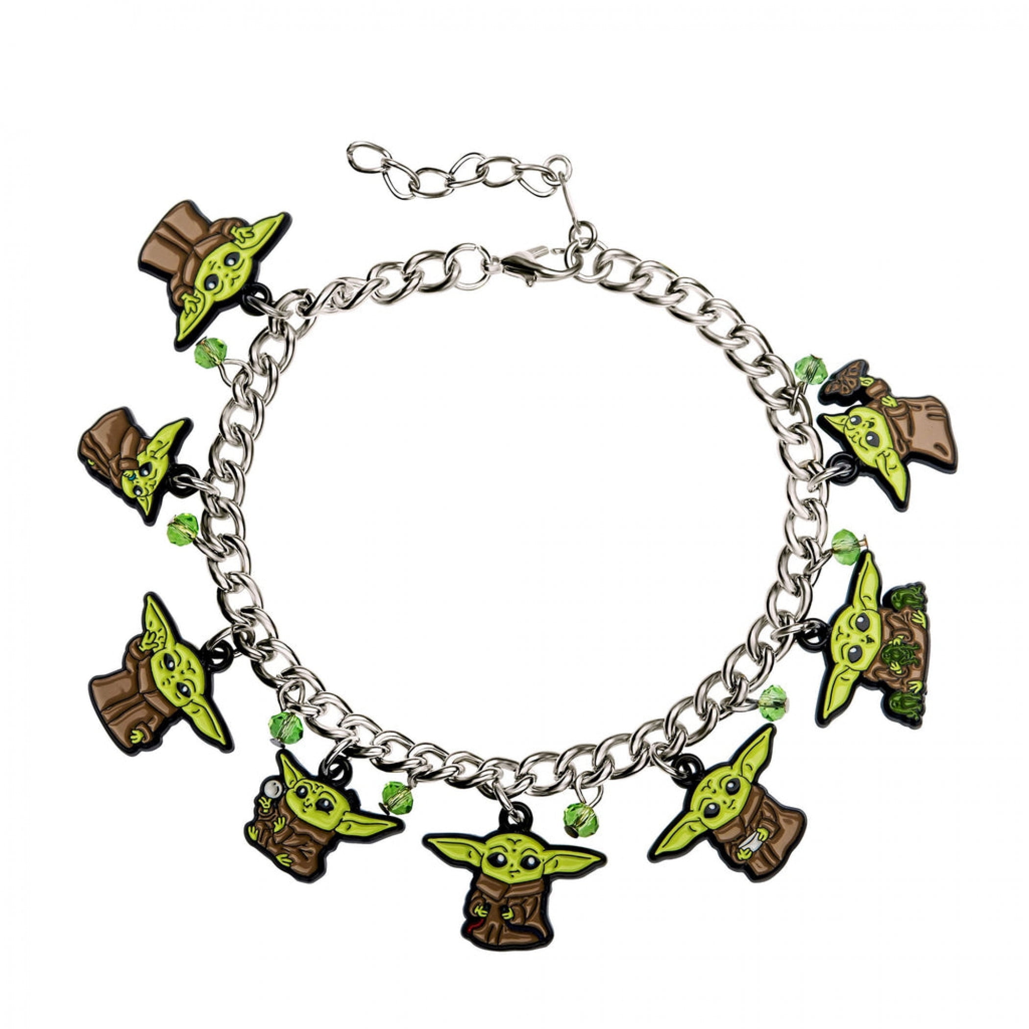 Star Wars The Mandalorian Grogu Charm Bracelet - Walmart.com