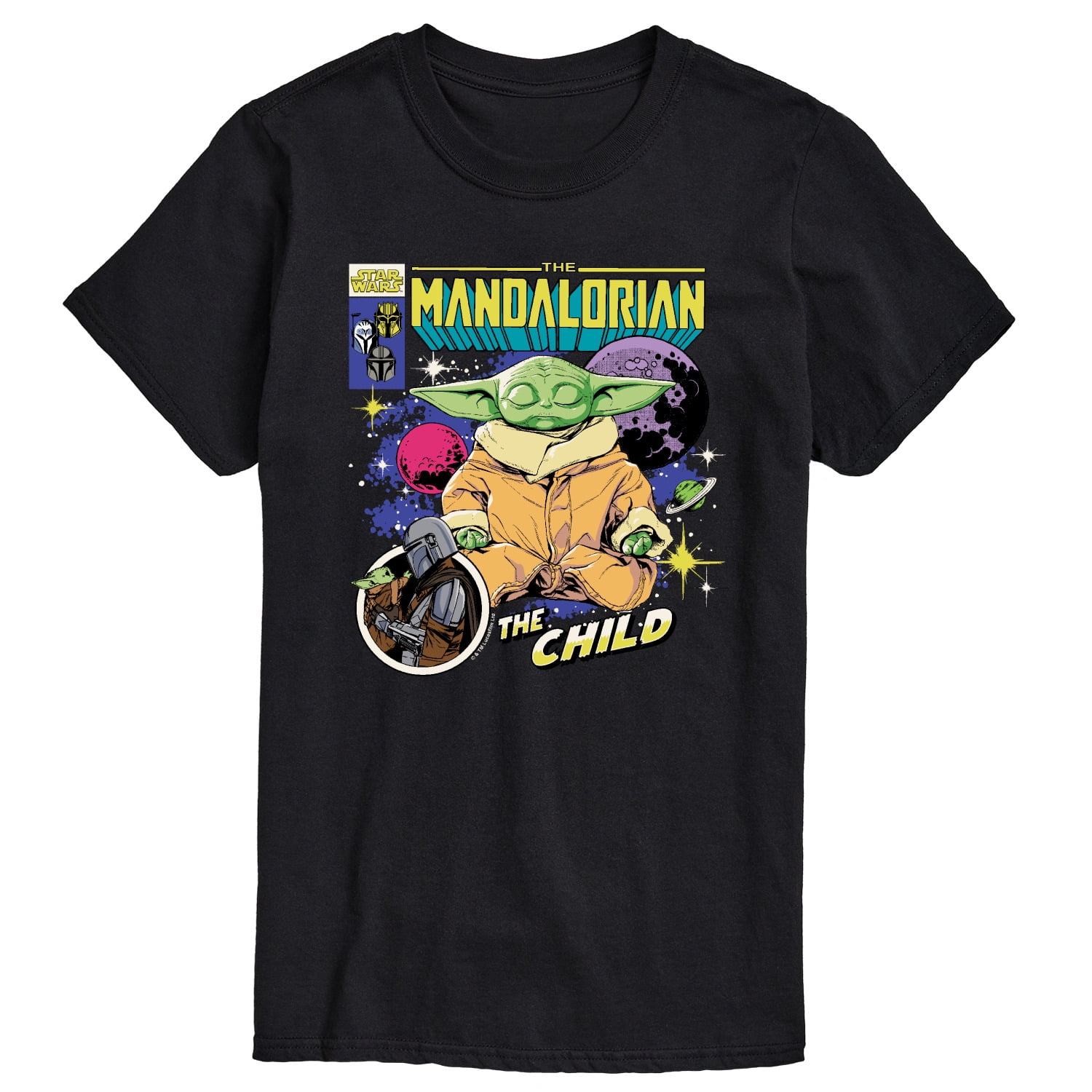 Star Wars - The Mandalorian Grogu Comic Cover - Men's Short Sleeve ...