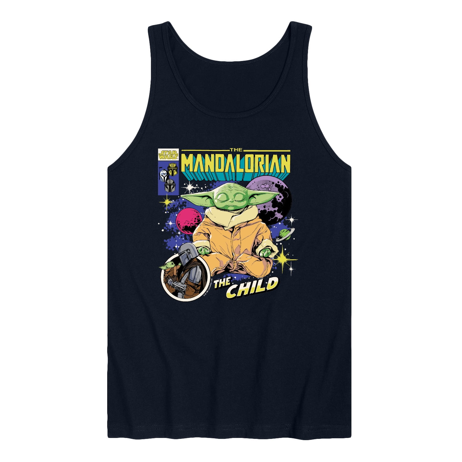 Star Wars - The Mandalorian Grogu Comic Cover - Men's Sleeveless ...