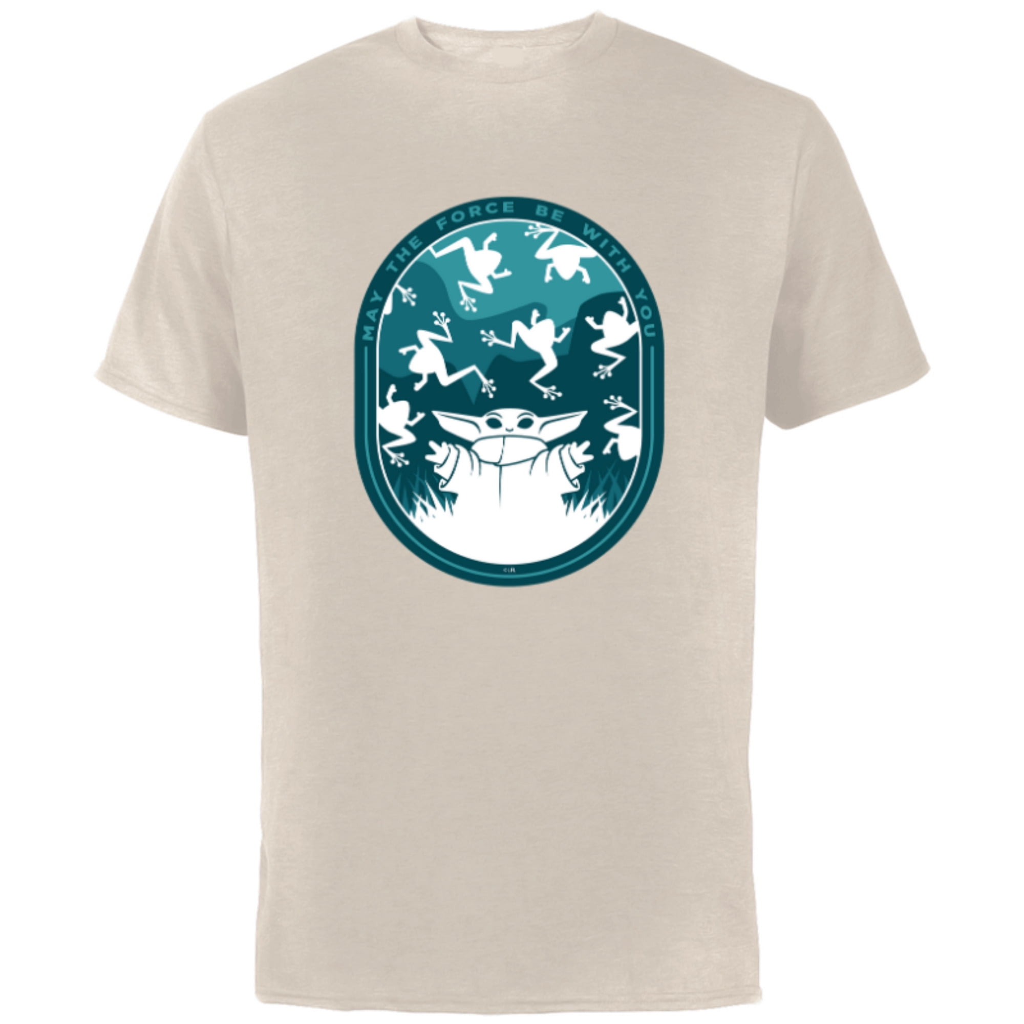 Star Wars The Mandalorian Grogu & Frogs May the Force - Short Sleeve ...
