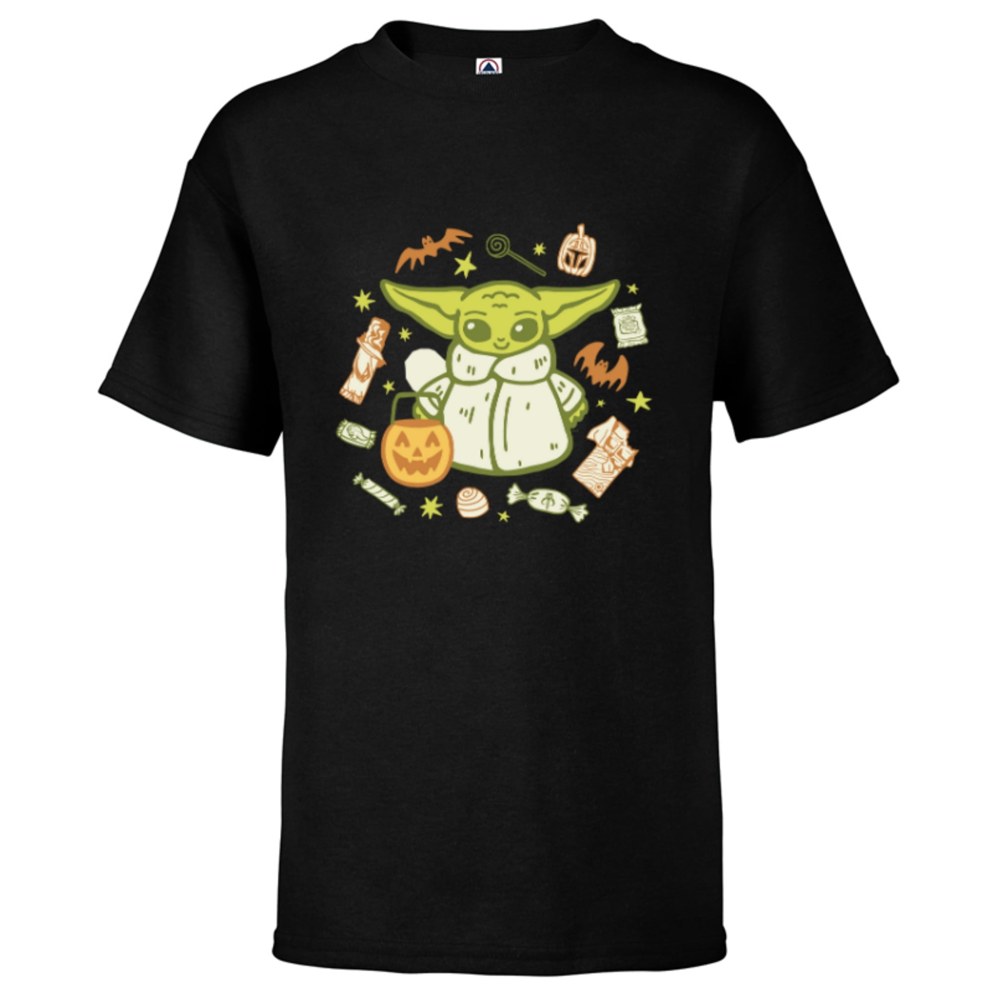 Star Wars The Mandalorian Grogu Halloween Cute Treats & Bats - Short ...