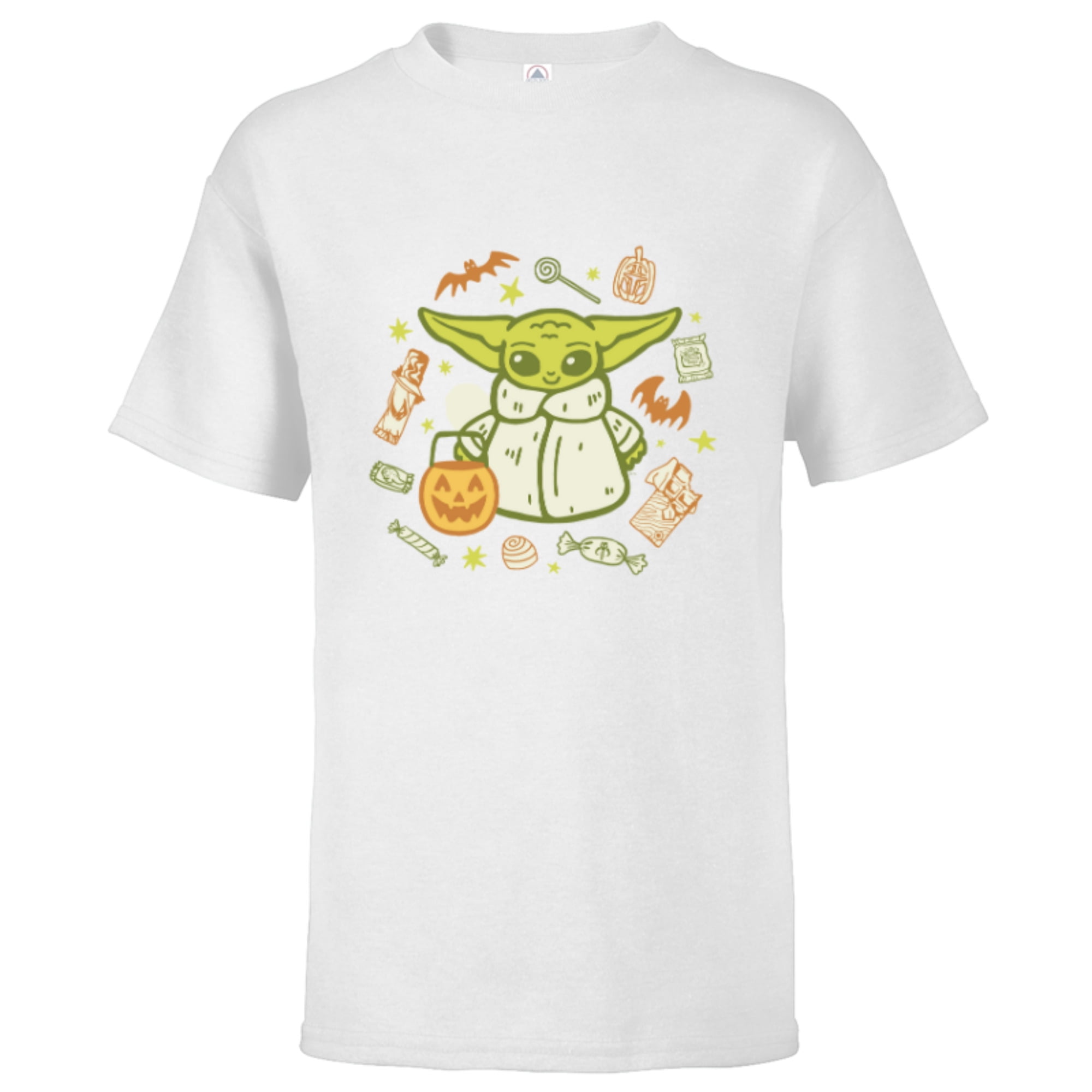 Star Wars The Mandalorian Grogu Halloween Cute Treats & Bats - Short ...