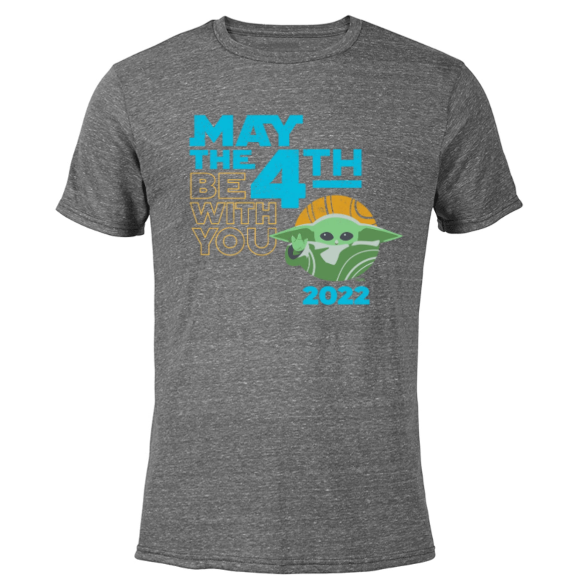Star Wars The Mandalorian Grogu May the 4th Be With You 2022 - Short Sleeve Blended T-Shirt for ...